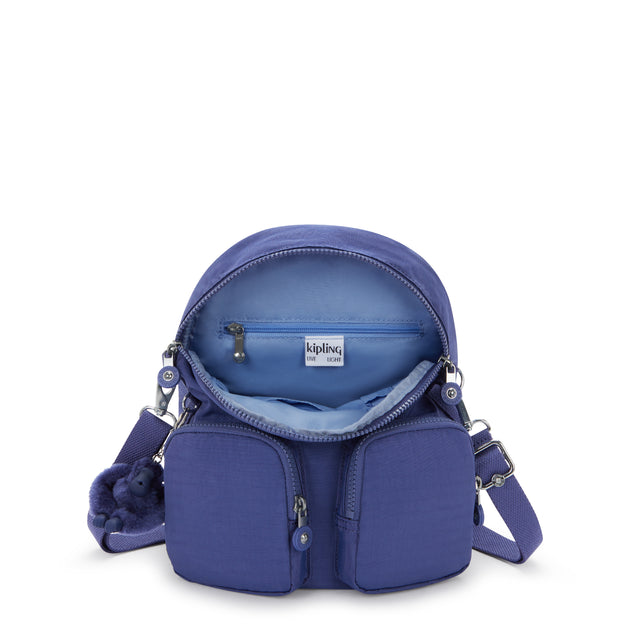 KIPLING Small backpack (convertible to shoulderbag) Female Ocean Blue