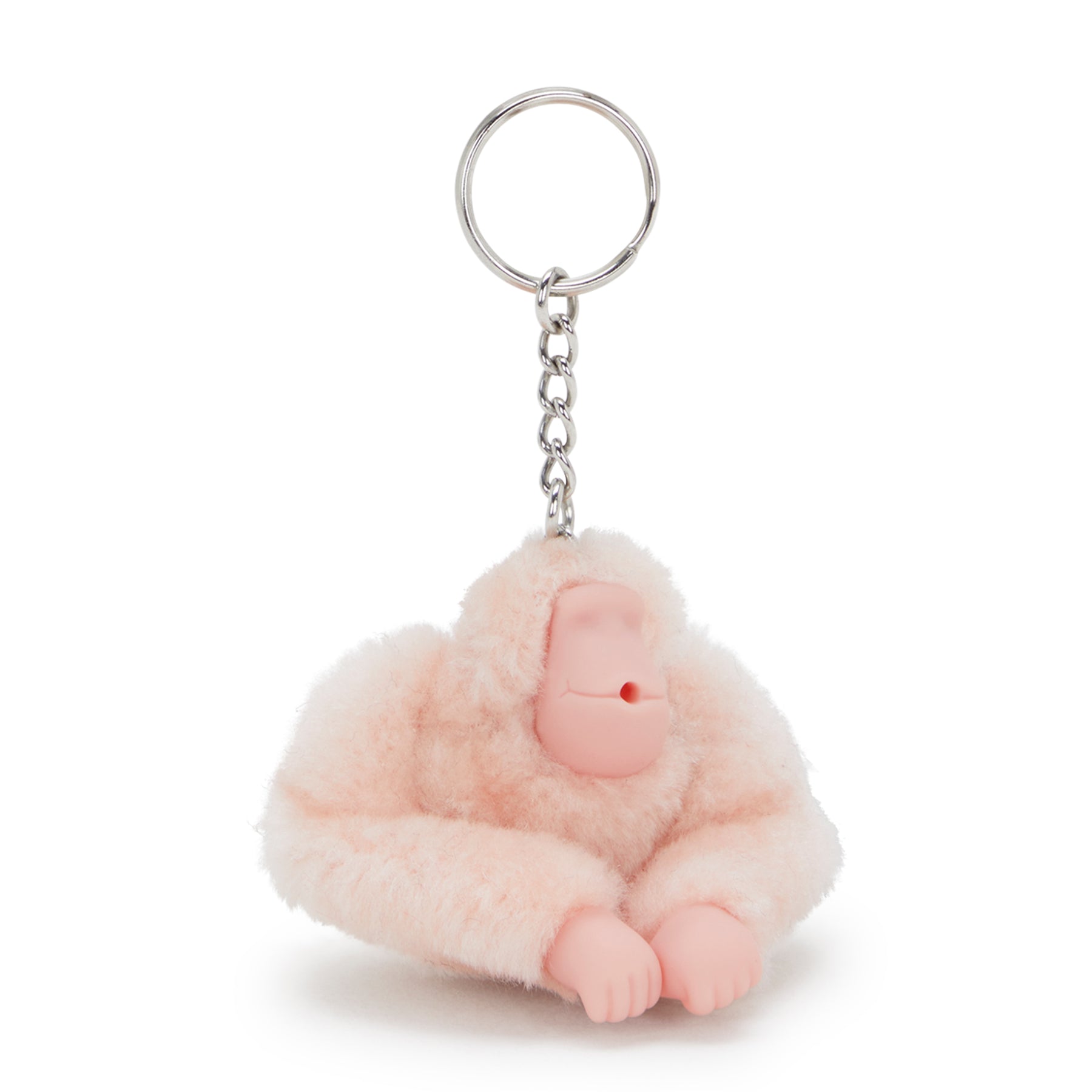 KIPLING Small monkey keyhangers Female Pink Shine Monkeyclip S 16474-3