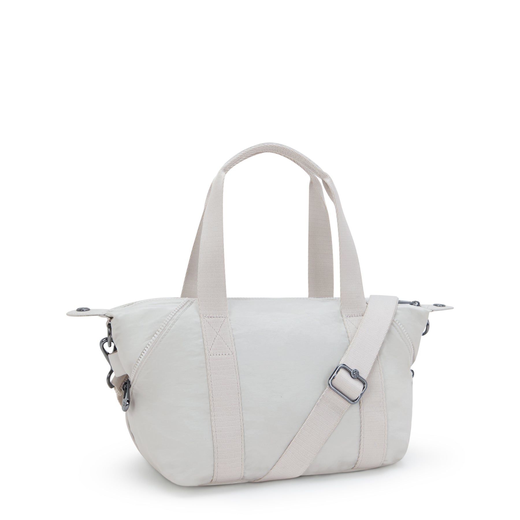 KIPLING Small handbag (with removable shoulderstrap) Female Silver Nig
