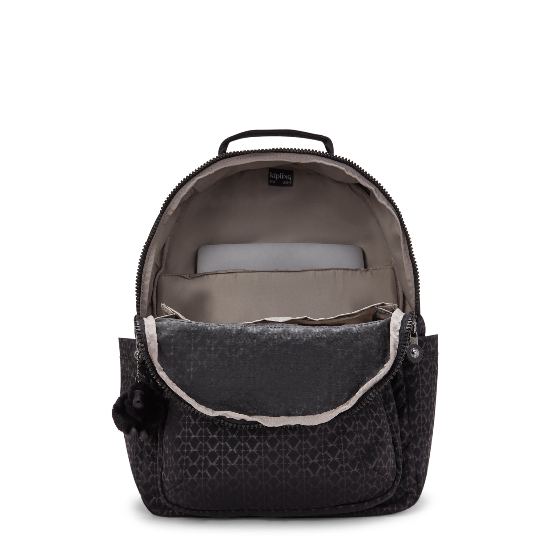 KIPLING Large Backpack Female Signature Emb Seoul - I4034-K59