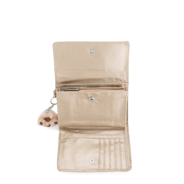 KIPLING Large Wallet (With Wristlet) Female Starry Gold Met Rubi I4735