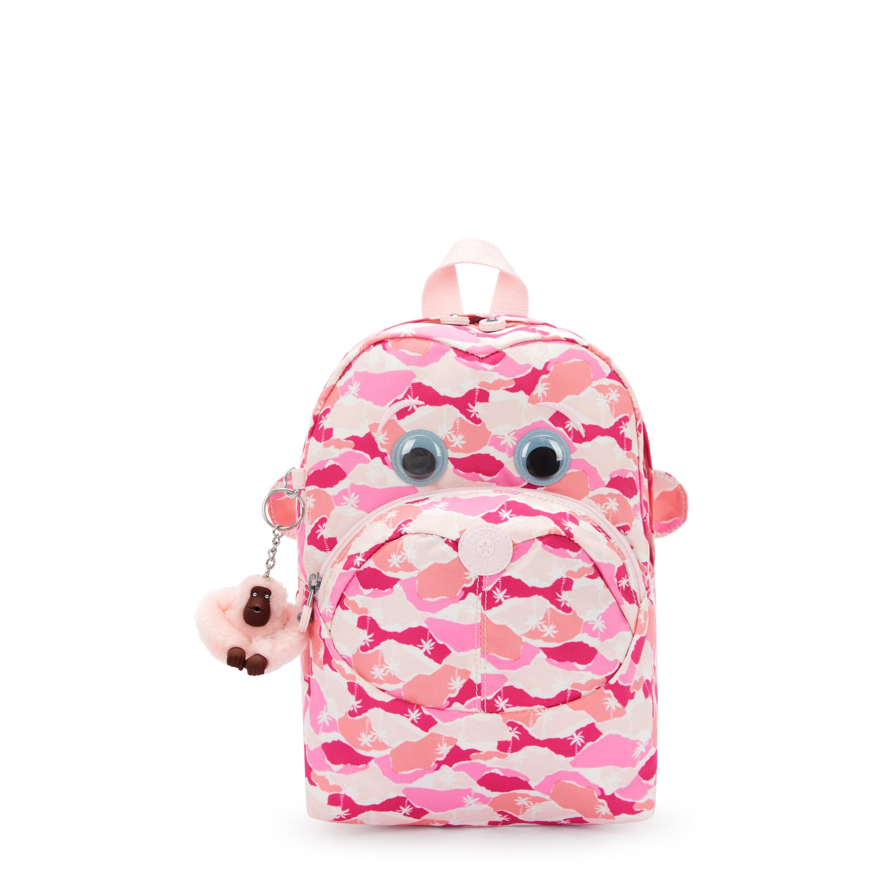 KIPLING Kids backpack Female Pink Palm Faster I4503-1BV