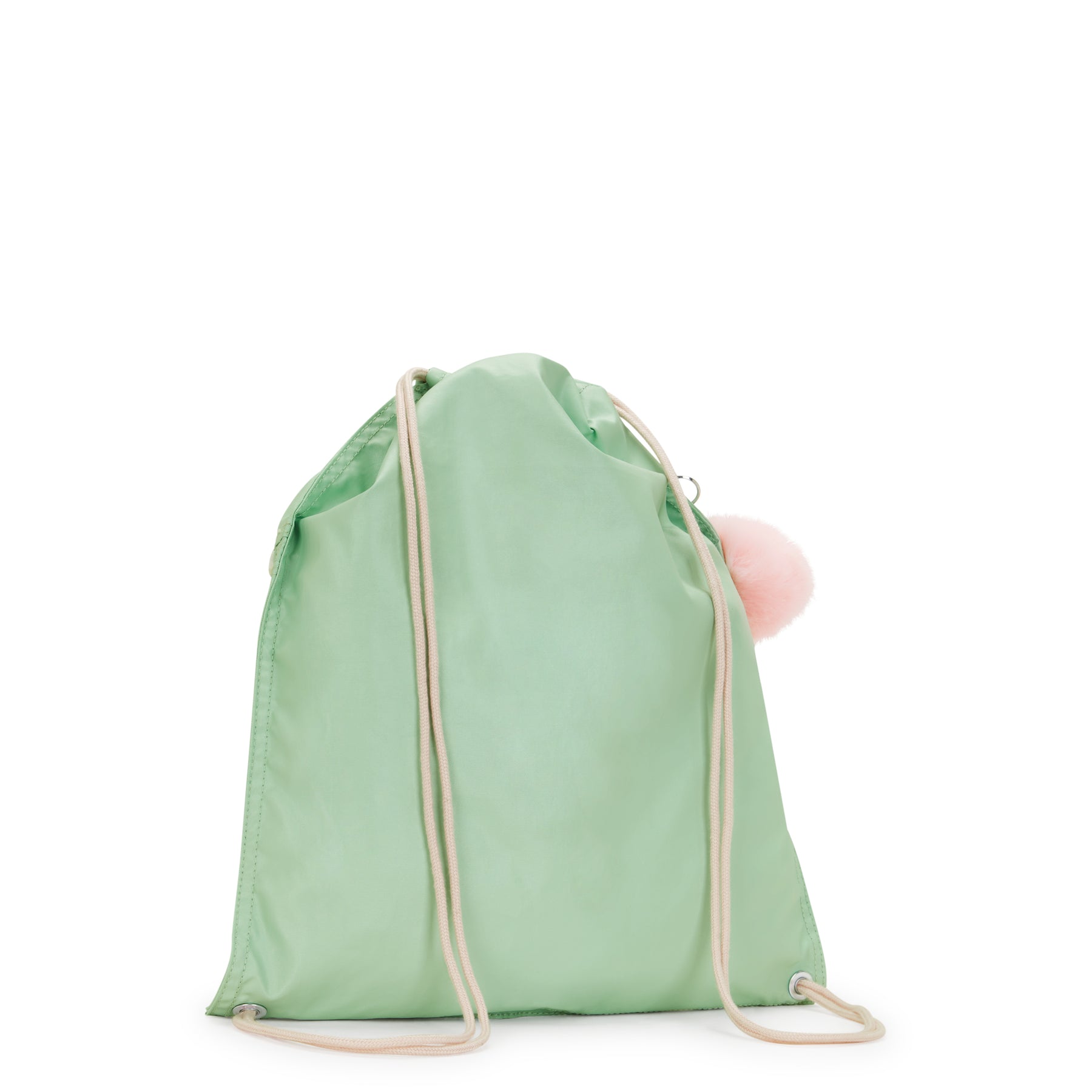 KIPLING Medium backpack (with drawstring) Female Soft Green Met Supert