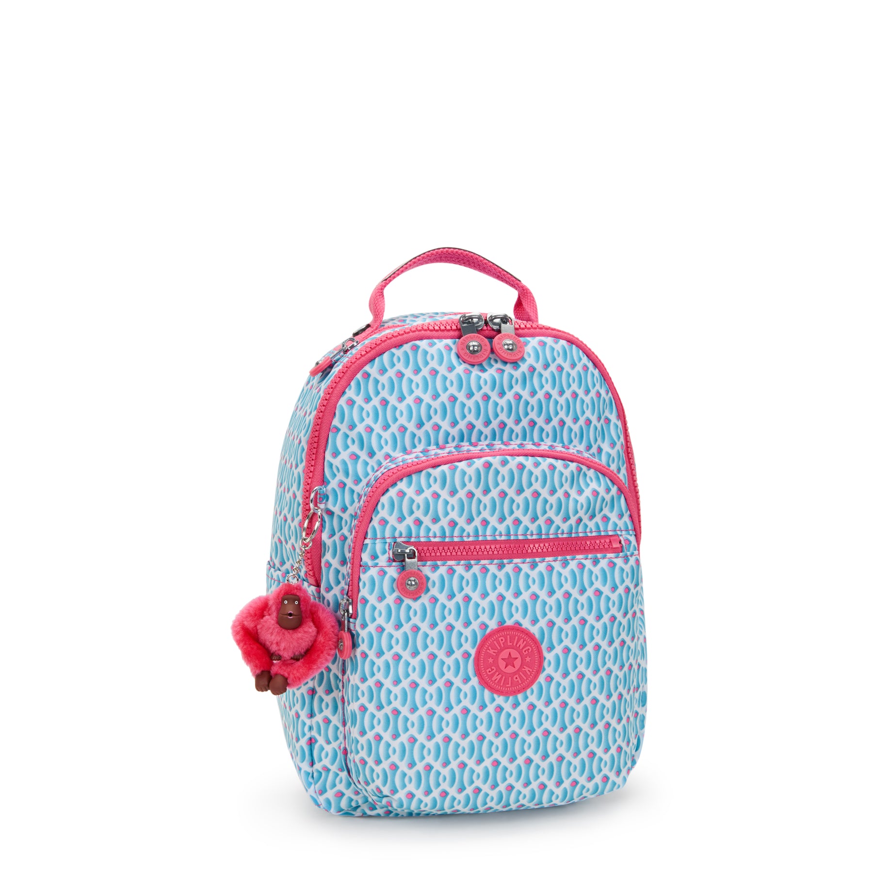 KIPLING Small Backpack (With Laptop Protection) Female Dreamy Geo C Se