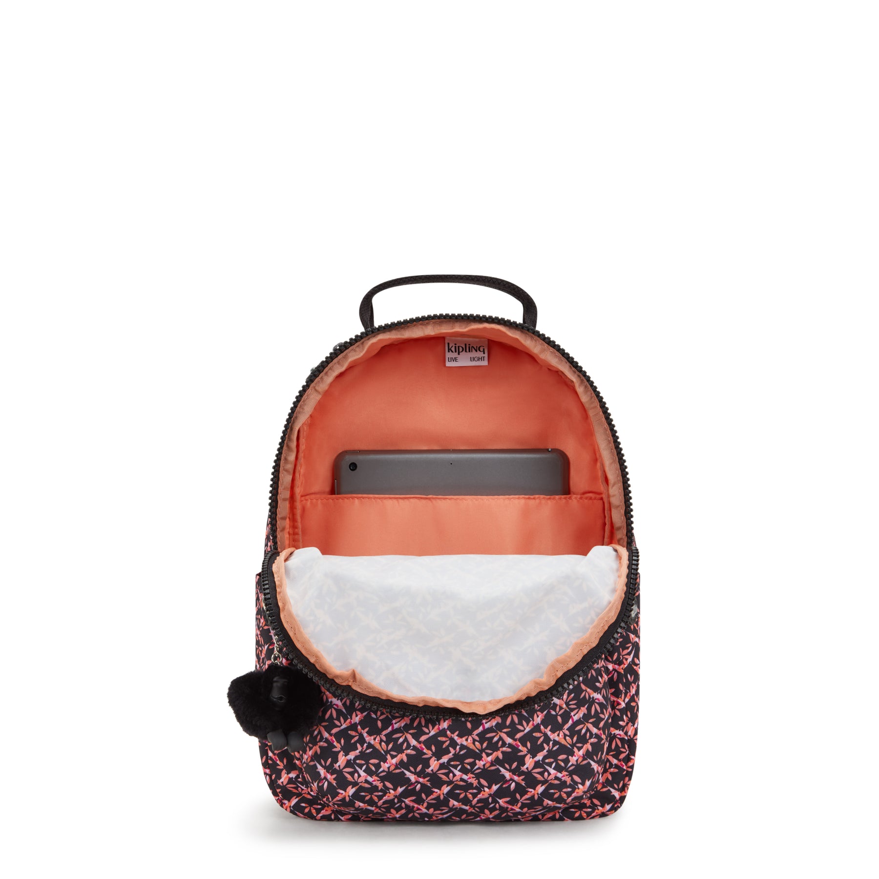 KIPLING Small Backpack (With Laptop Protection) Female Dancing Bouquet