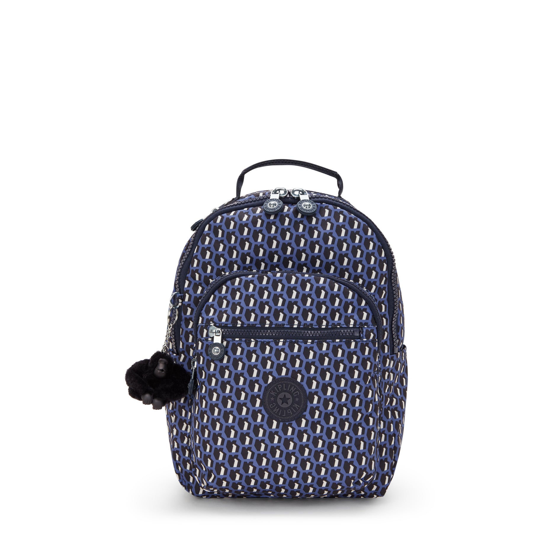 KIPLING Small Backpack (With Laptop Protection) Female 3D K Blue Seoul