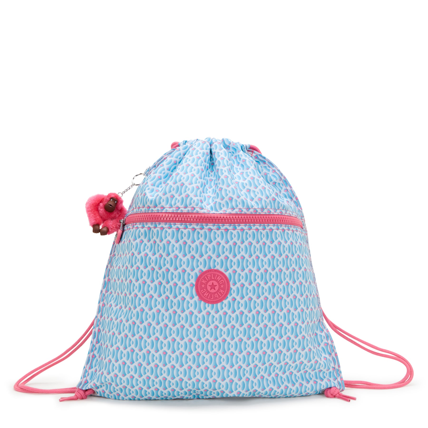 KIPLING Medium backpack (with drawstring) Female Dreamy Geo C Supertab
