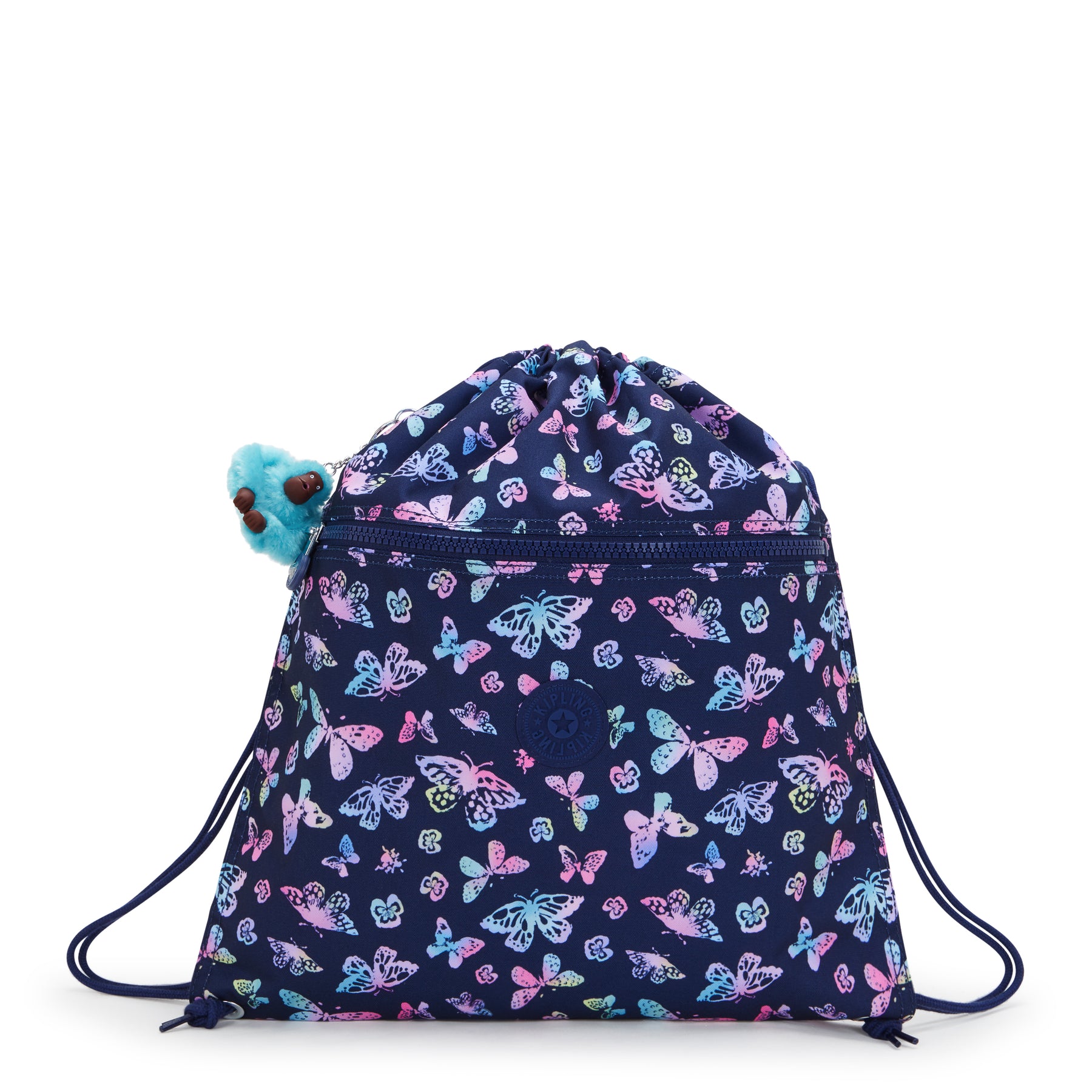 KIPLING Medium backpack (with drawstring) Female Butterfly Fun Superta