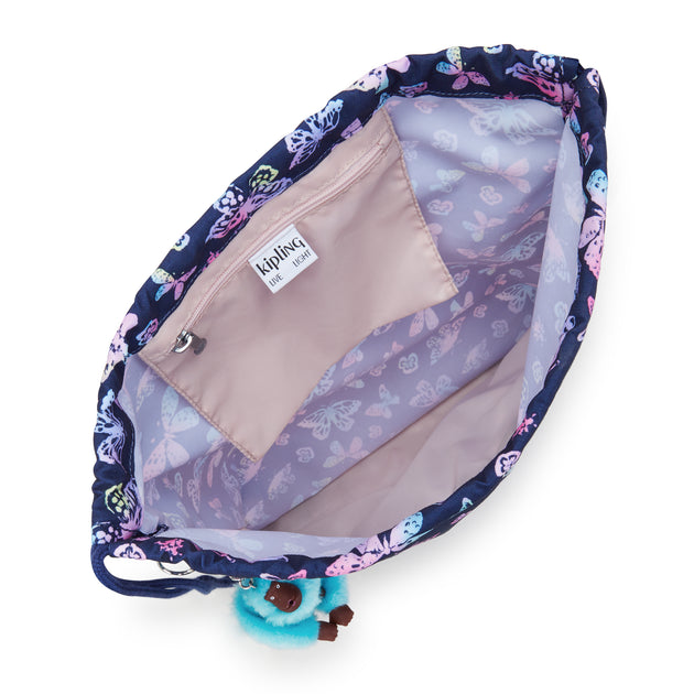 KIPLING Medium backpack (with drawstring) Female Butterfly Fun Superta