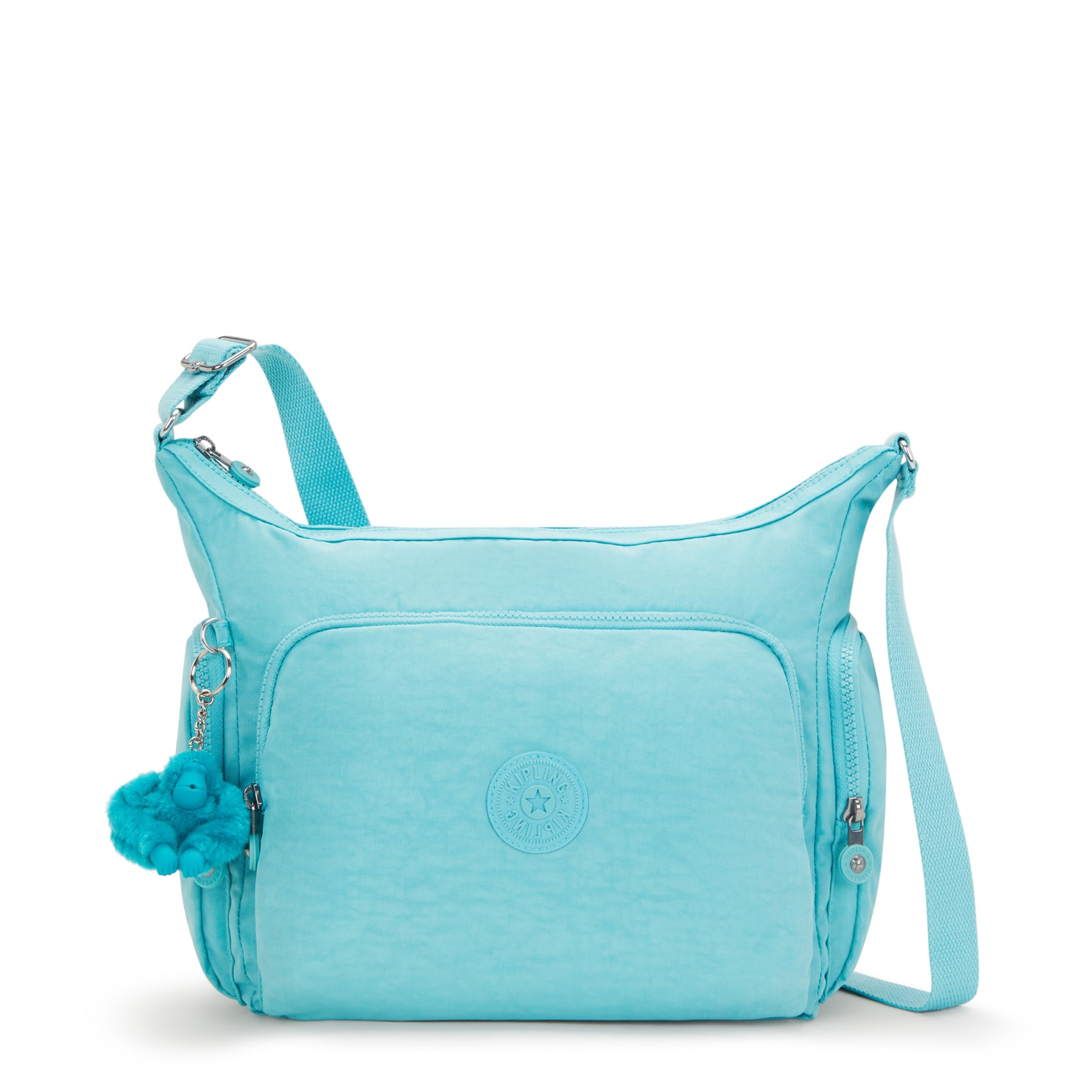 Kipling Large Crossbody Bag With Adjustable Straps Female Deepest Aqua