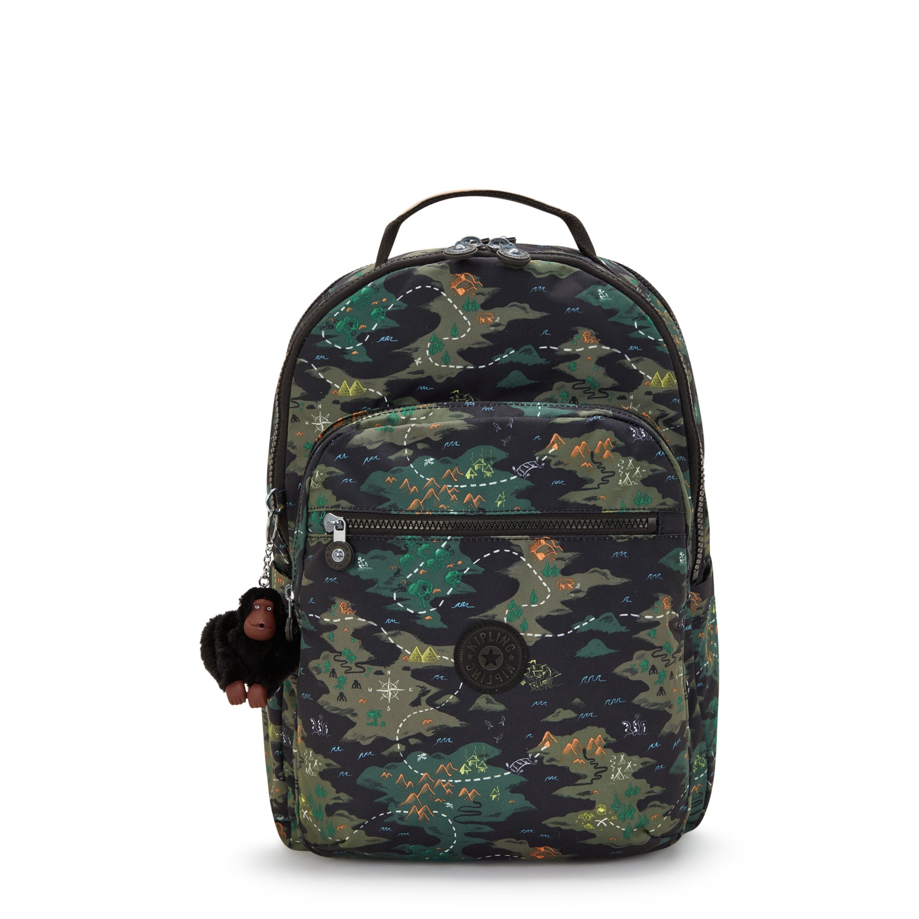 KIPLING Large backpack (with laptop compartment) Unisex Camo Treasure