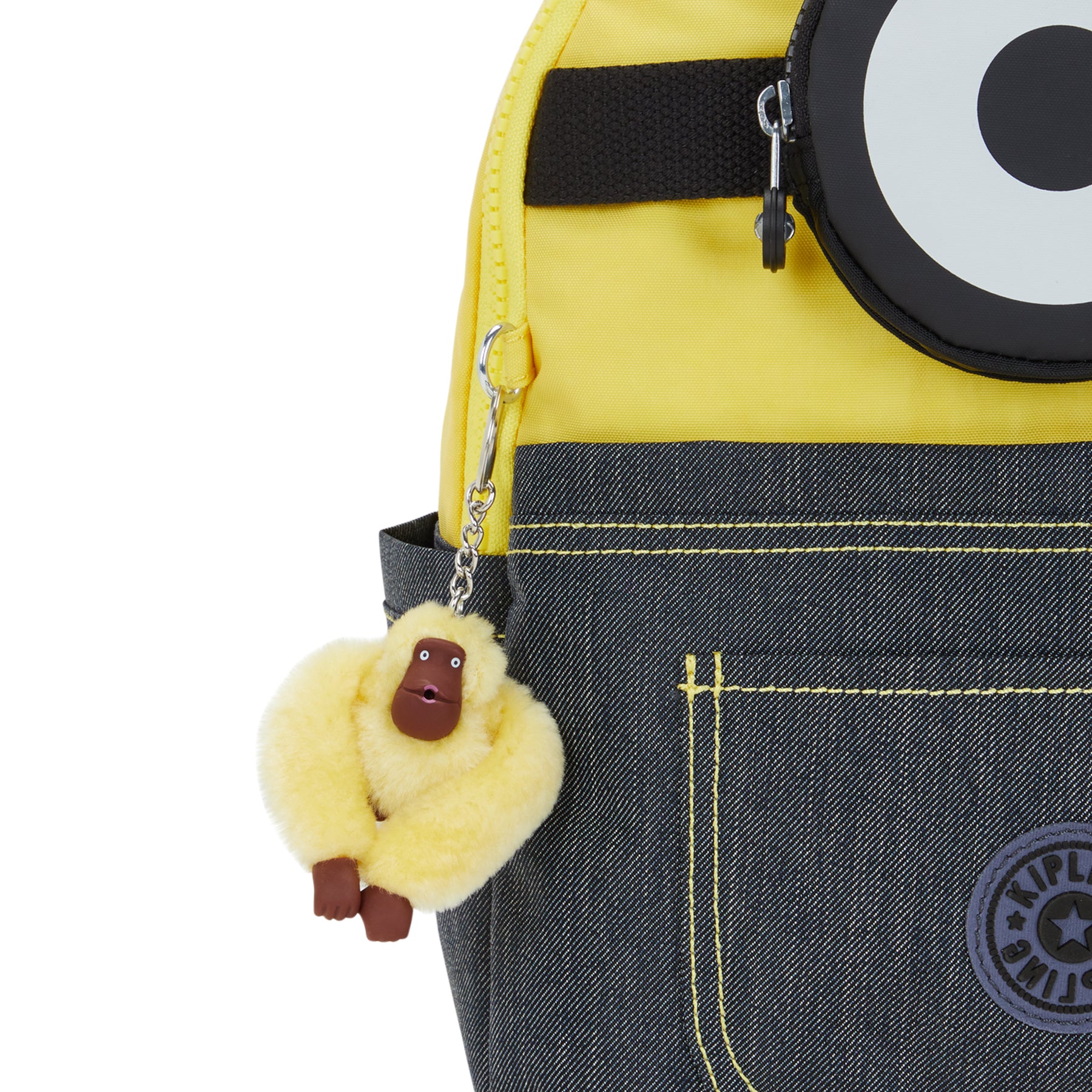 Kipling Small Backpack (With Laptop Protection) Unisex Minion Jeans Bl