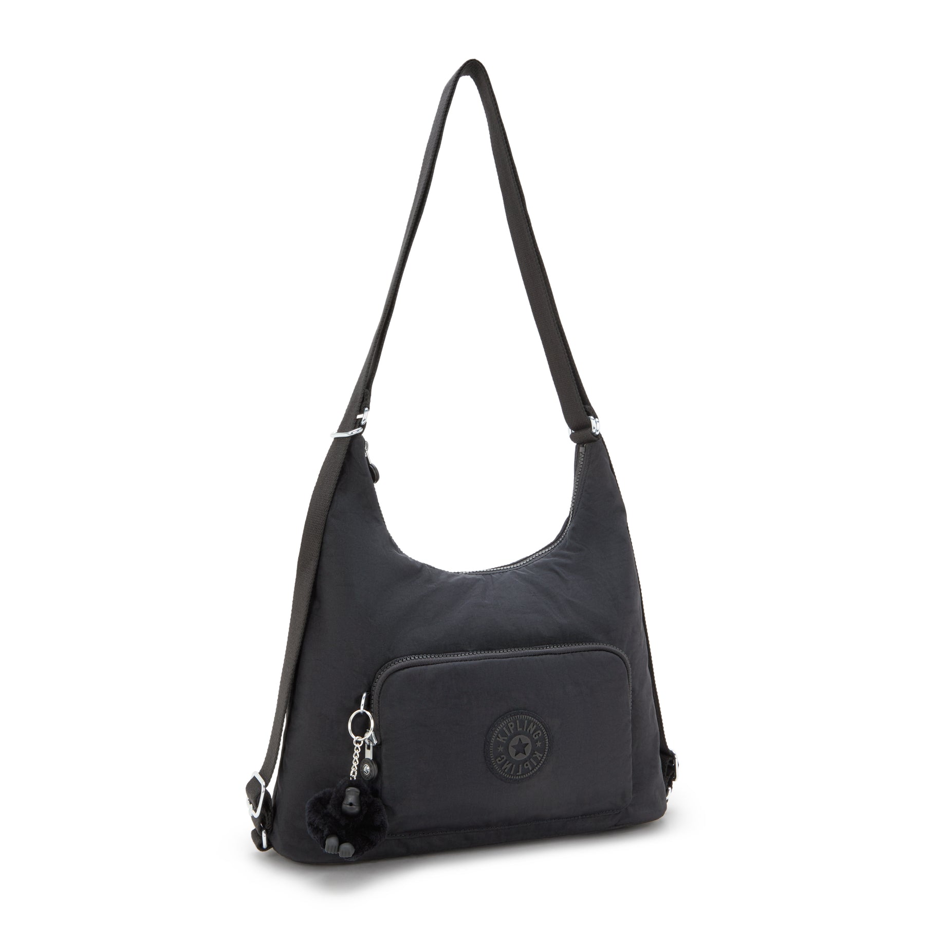 KIPLING Medium shoulderbag (convertible to backpack) Female Black Noir