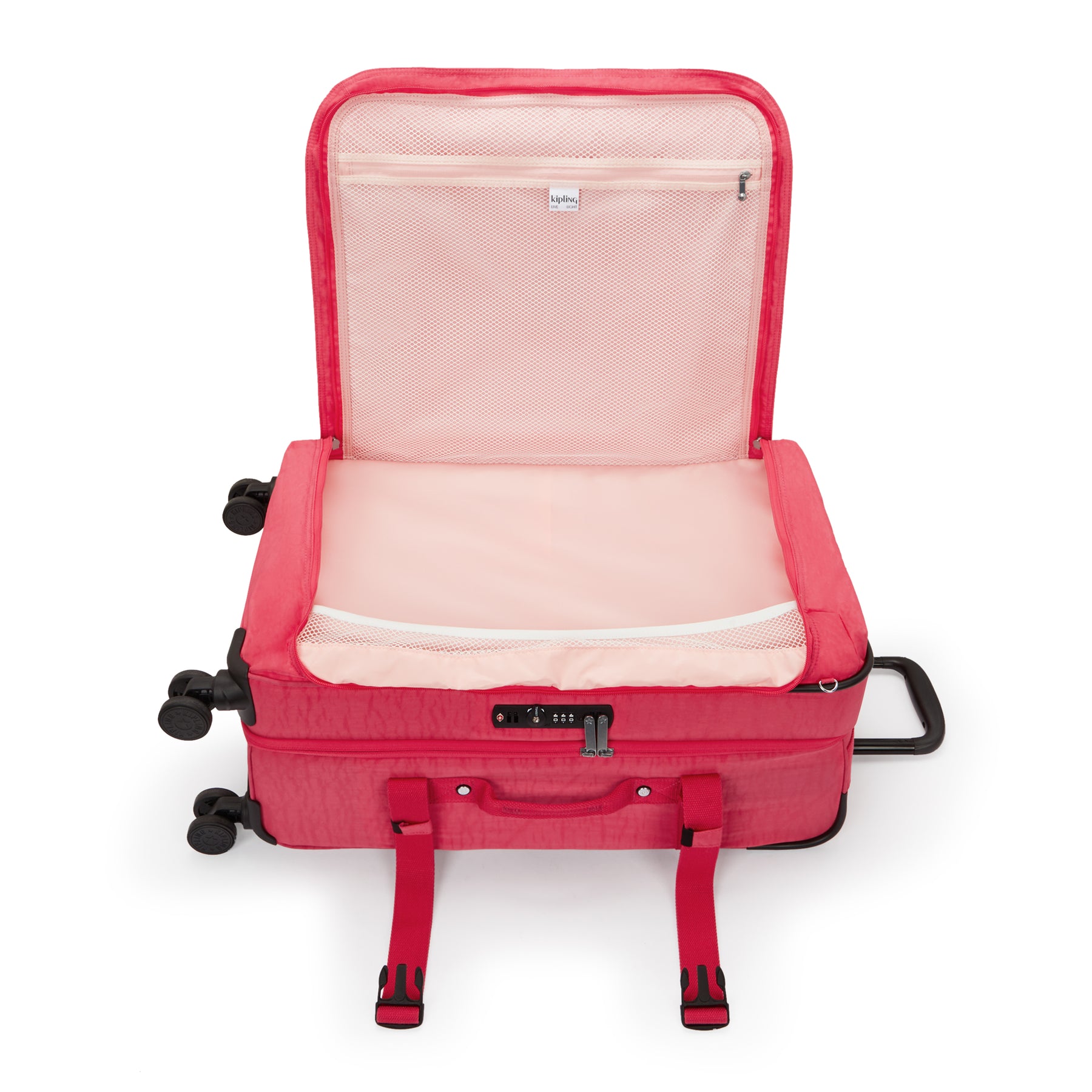 KIPLING Medium wheeled luggage Female Resort Pink Spontaneous M I6918-