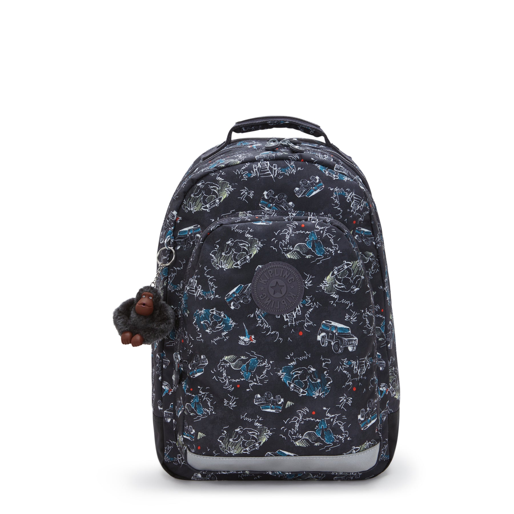 KIPLING Large backpack (with laptop protection) Unisex Jungle Fun Race