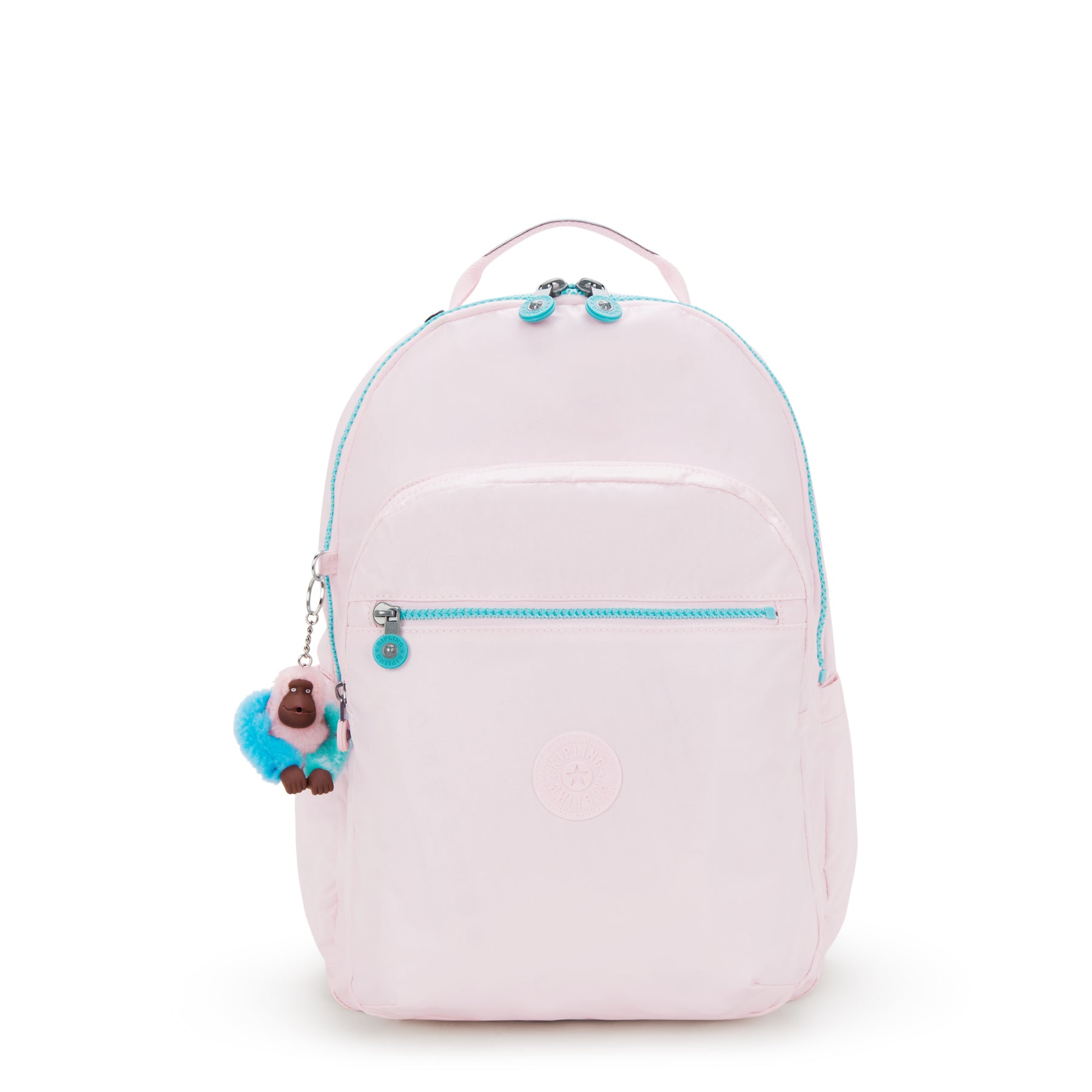 KIPLING Large backpack (with laptop compartment) Female Sea Pink Met S