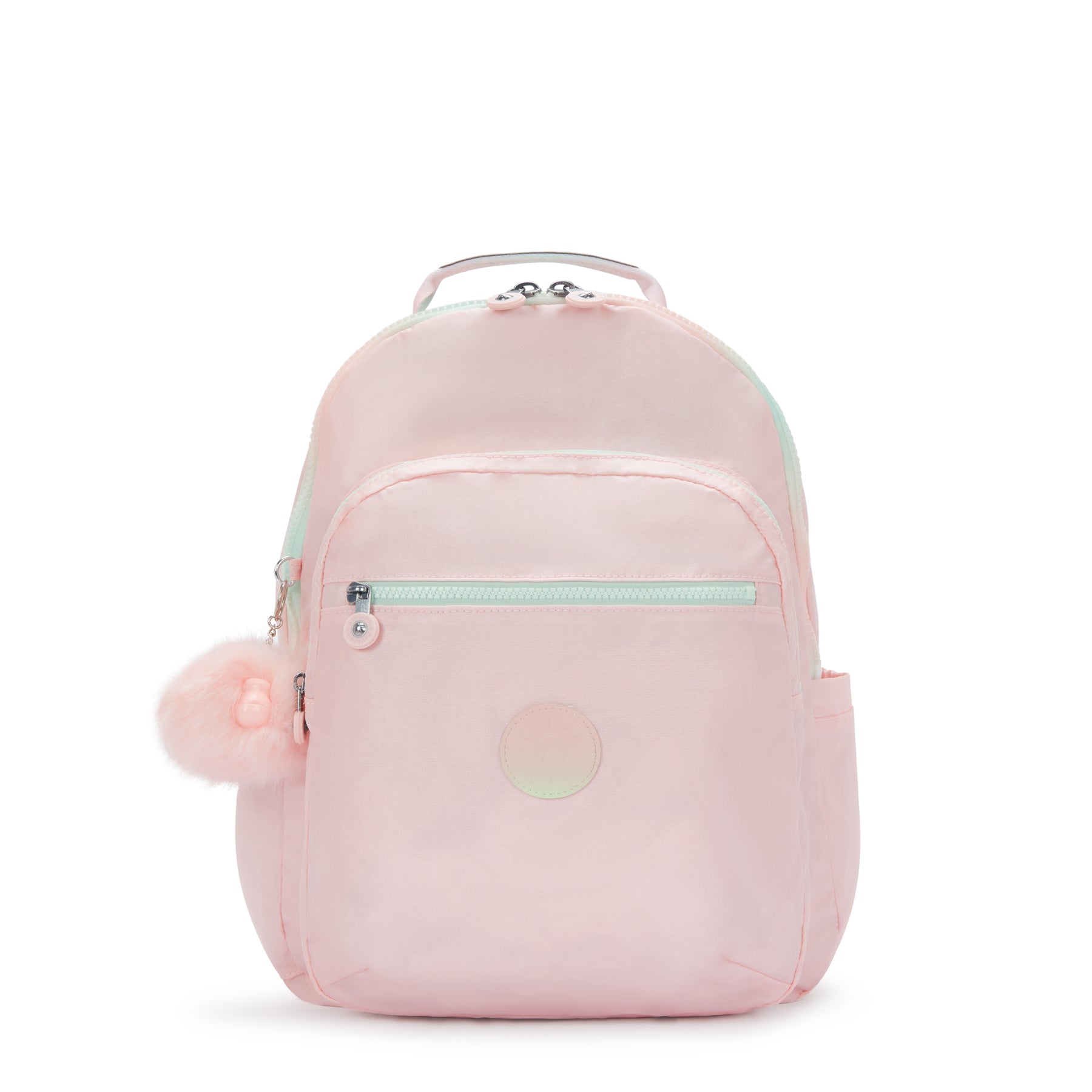 KIPLING Large backpack (with laptop compartment) Female Blush Metallic
