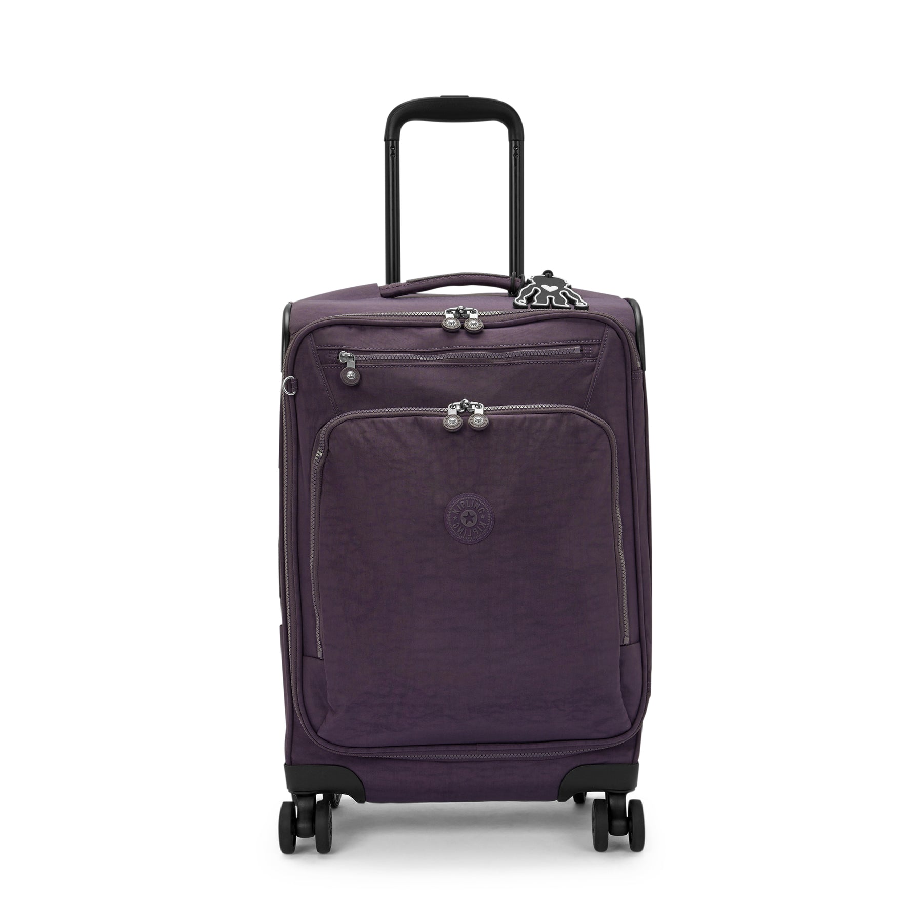 KIPLING Small cabin size spinner Female Ultimate Plum New Youri Spin S