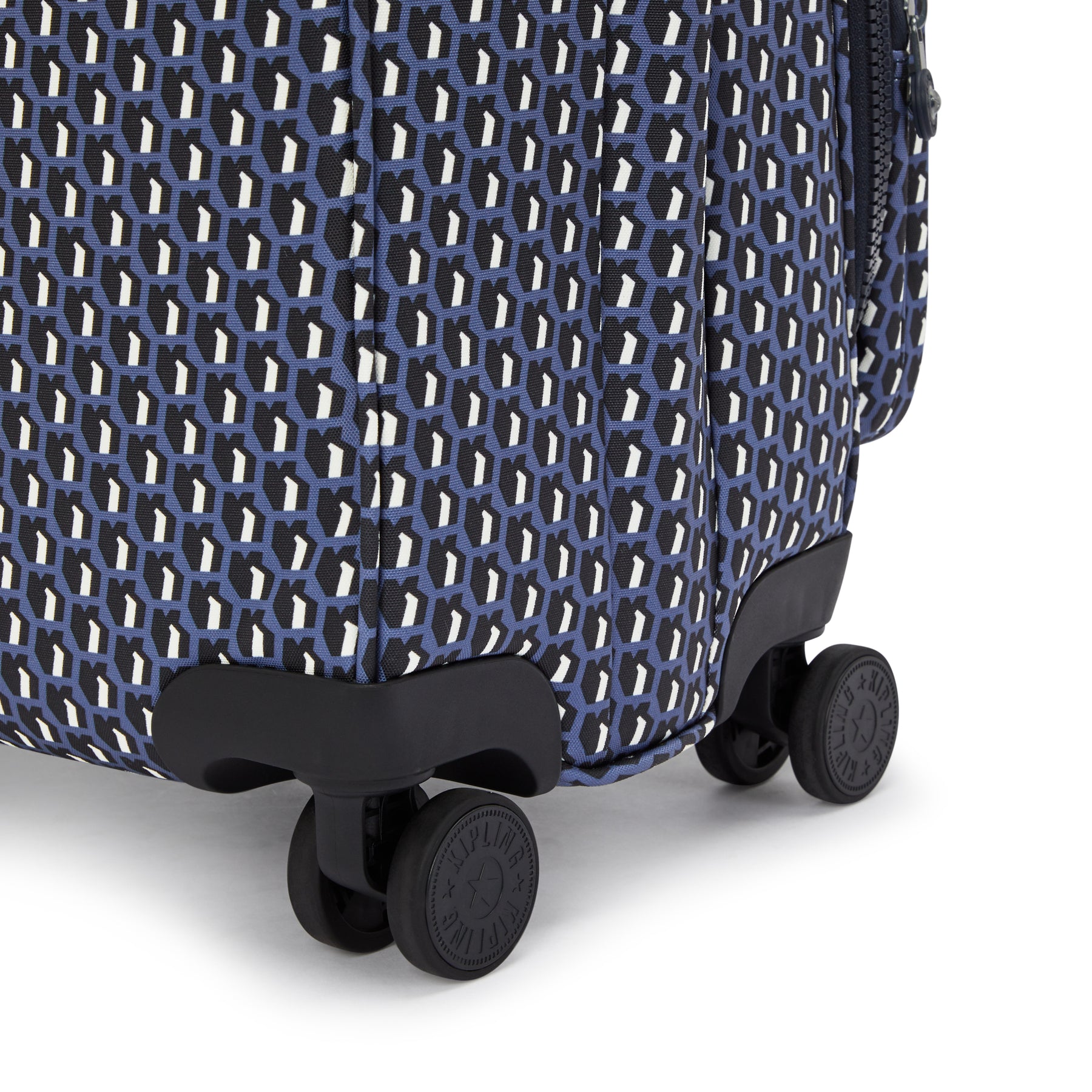 KIPLING Medium expandable spinner Female 3D K Blue New Youri Spin M I7