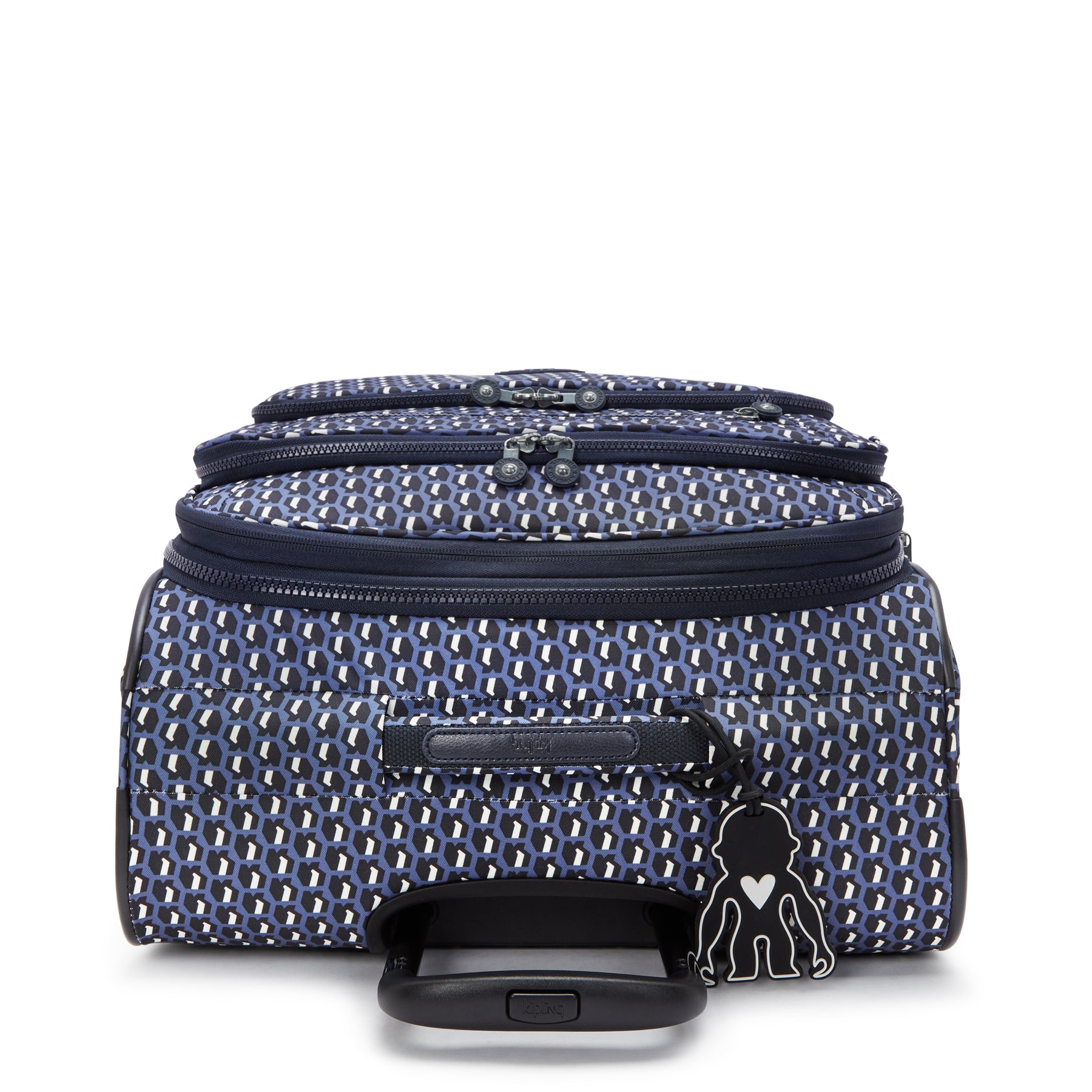 KIPLING Medium expandable spinner Female 3D K Blue New Youri Spin M I7