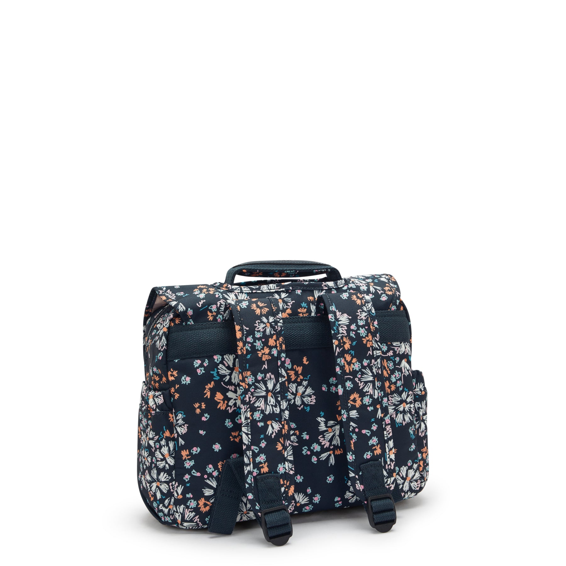 KIPLING Small School Bag with Adjustable Straps Female Flower Field Co