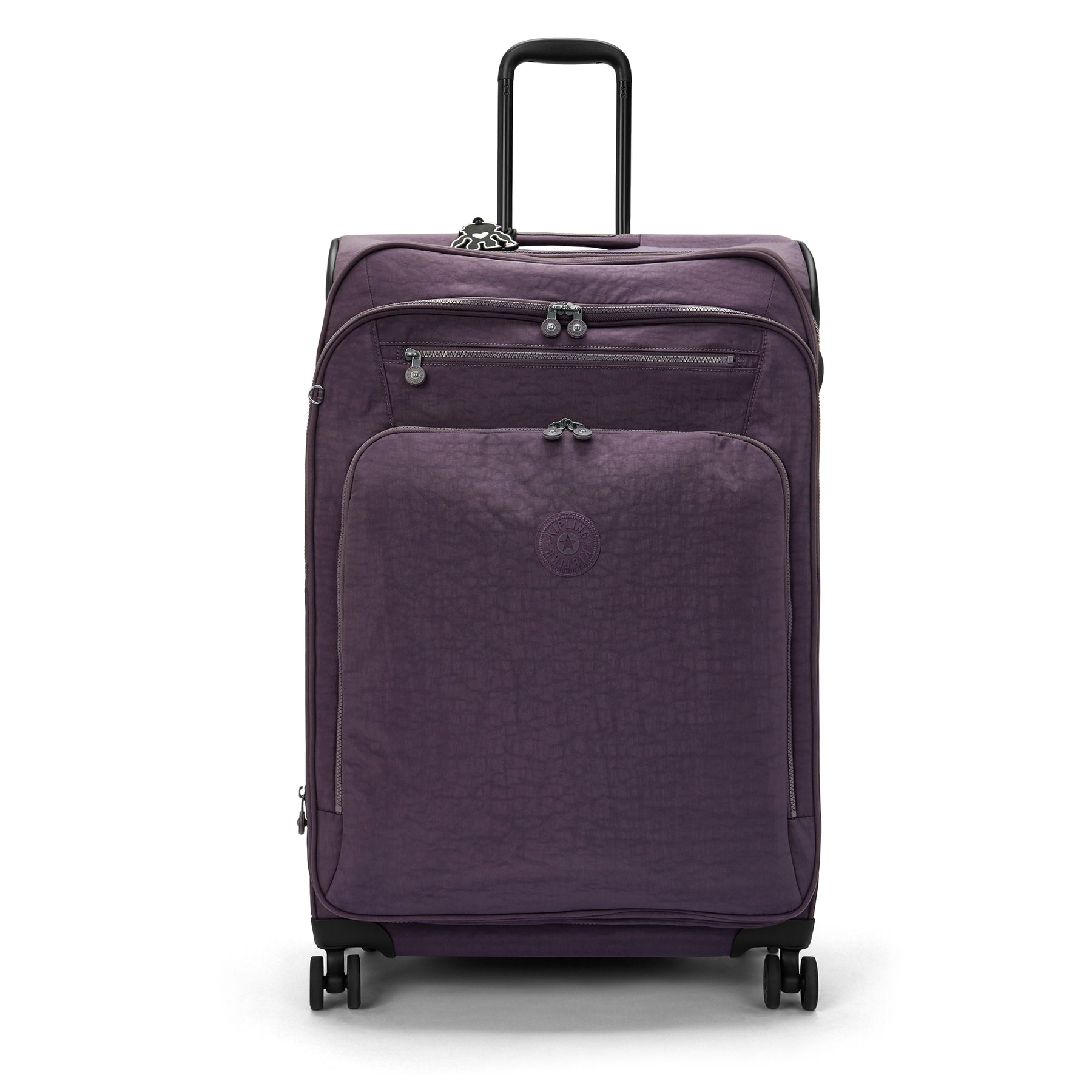 KIPLING Large expandable spinner Female Ultimate Plum New Youri Spin L