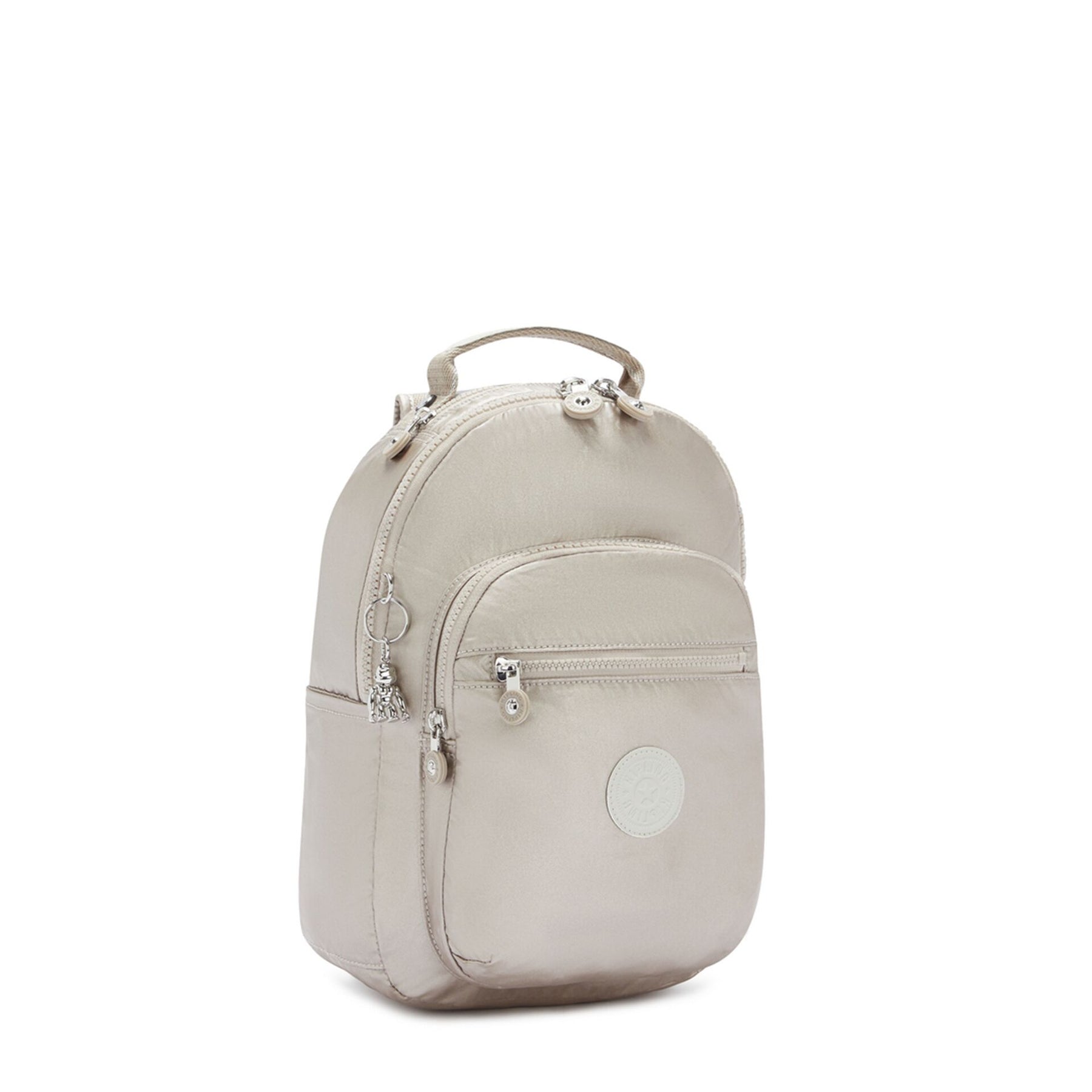 KIPLING Small Backpack (With Laptop Protection) Female Metallic Glow S