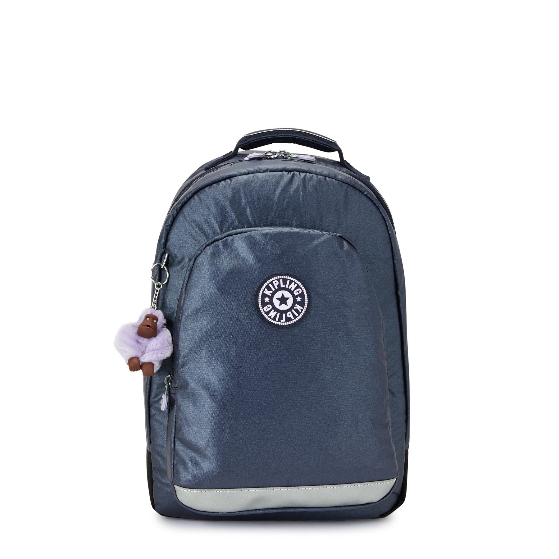 Kipling Large Backpack With Laptop Protection Female Admiral Bl Metall