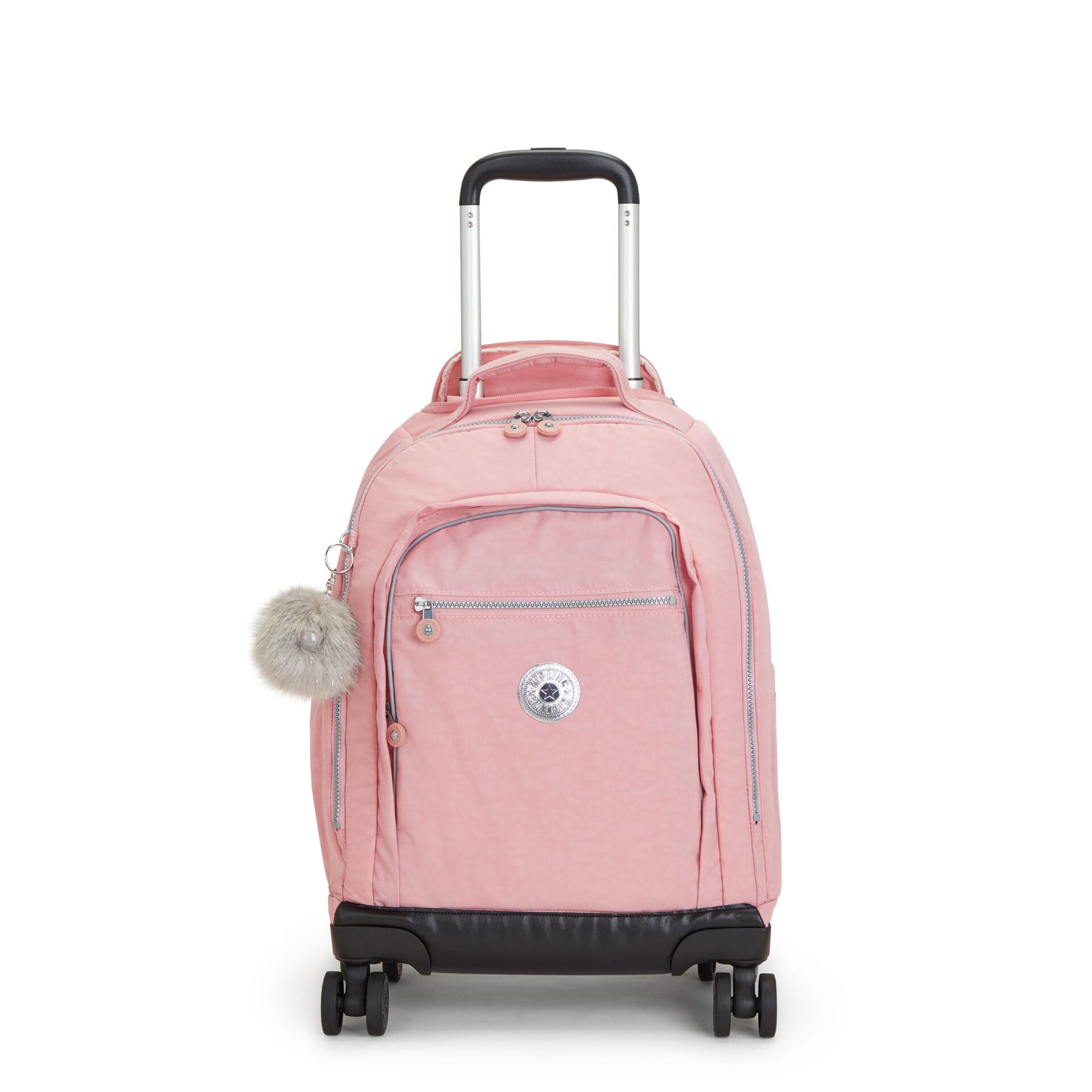 Kipling Wheeled Backpack - Bridal Rose with Laptop Protection
