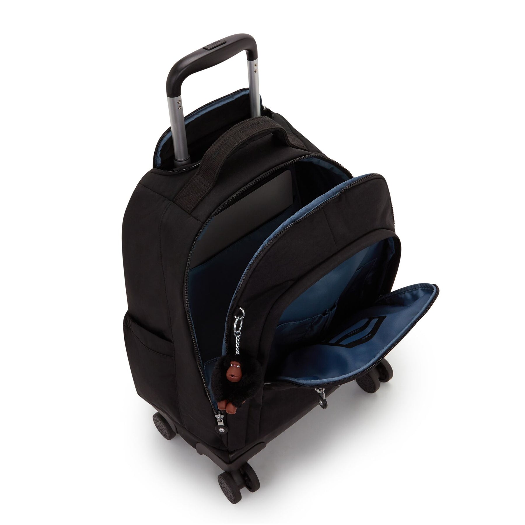 Kipling Wheeled Backpack - True Black with Laptop Protection
