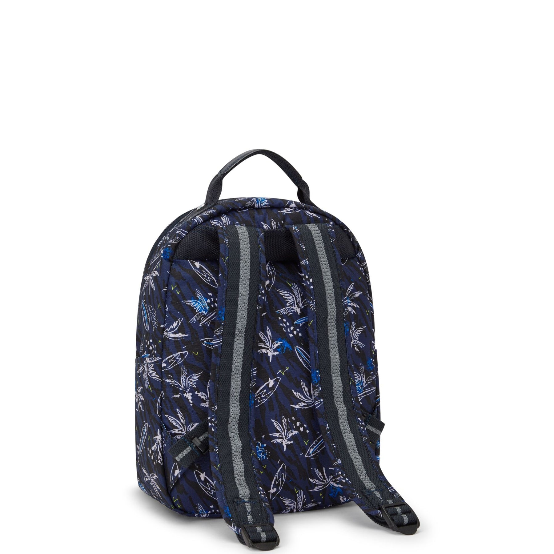Kipling Small Backpack With Tablet Compartment Unisex Surf Sea Print S