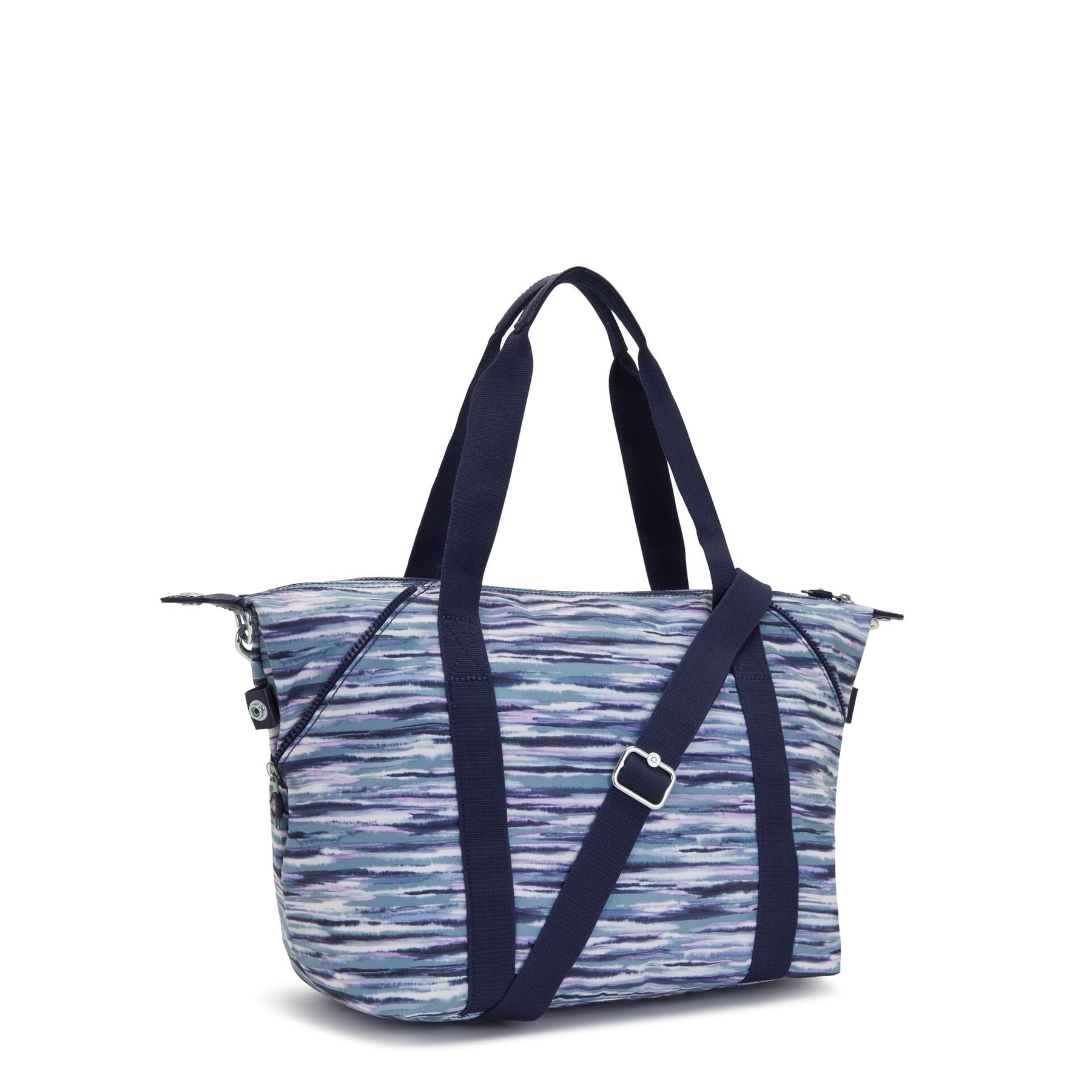 KIPLING Medium Tote Female Brush Stripes Art