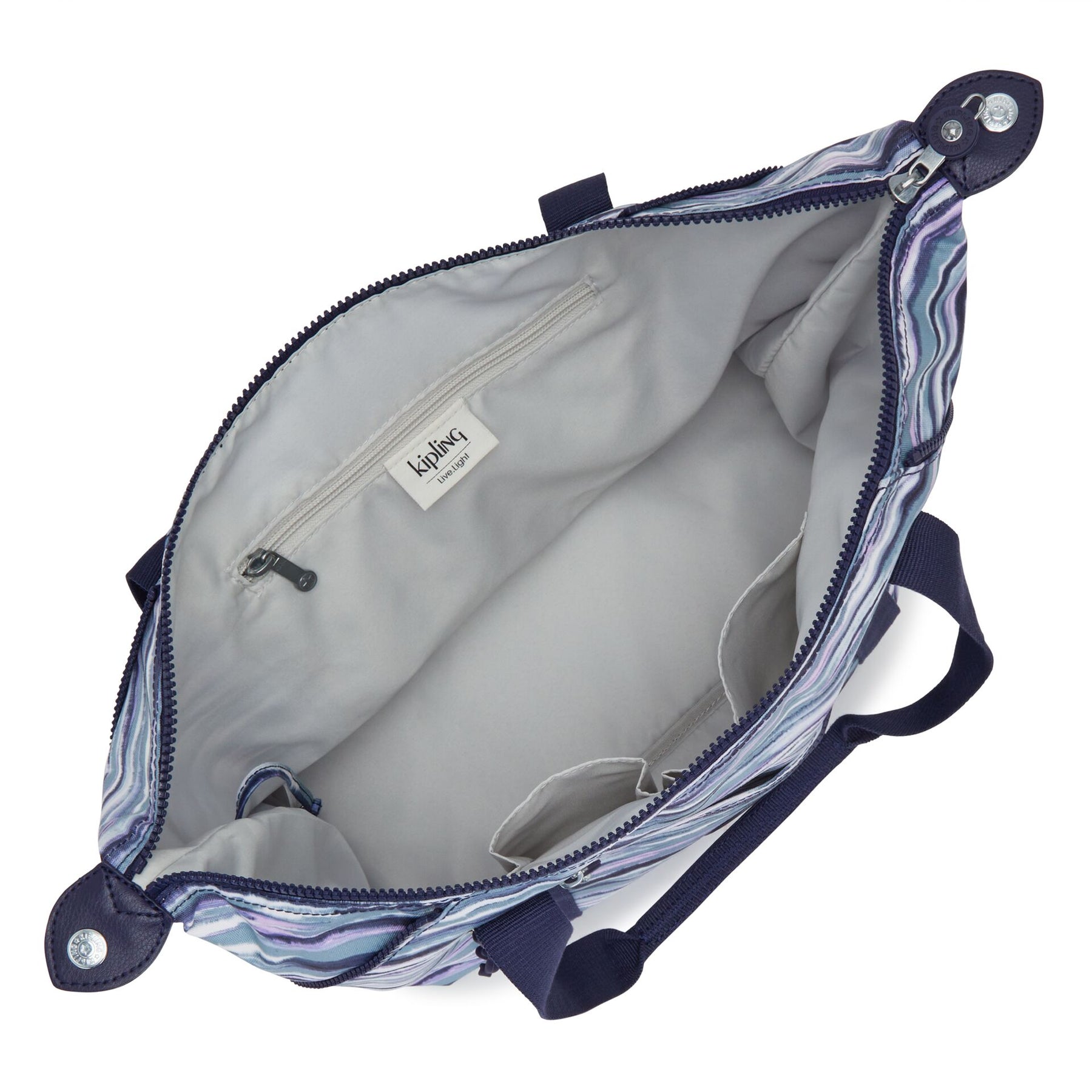 KIPLING Medium Tote Female Brush Stripes Art