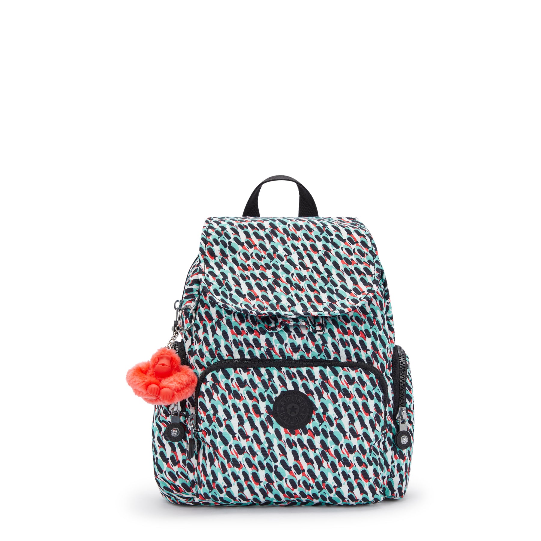 KIPLING Mini Backpack with Adjustable Straps Female Abstract Print Cit