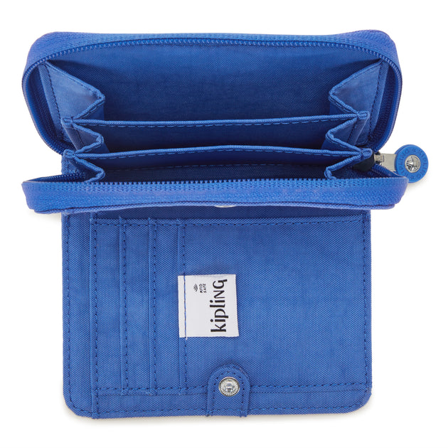 KIPLING Medium Wallet Female Havana Blue Money Love - I3738-JC7