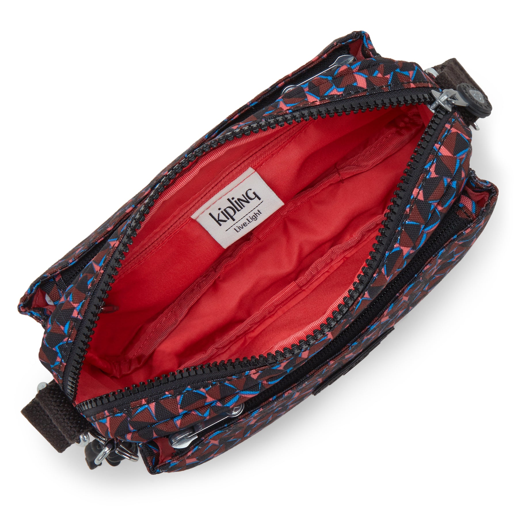 Kipling Small Crossbody Female Happy Squares Abanu - I3942-B3X