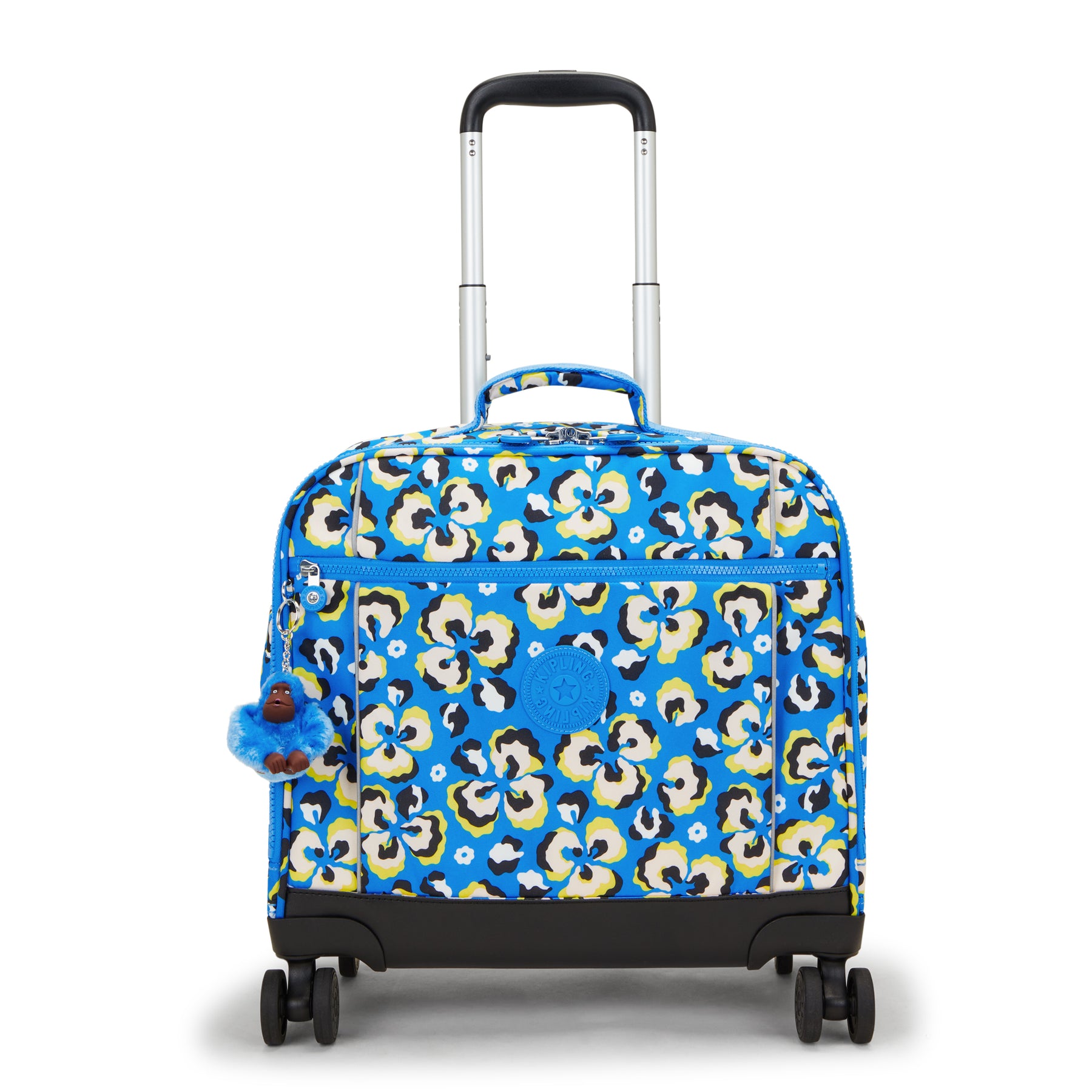 Kipling Large Wheeled Bag Female Leopard Floral New Storia