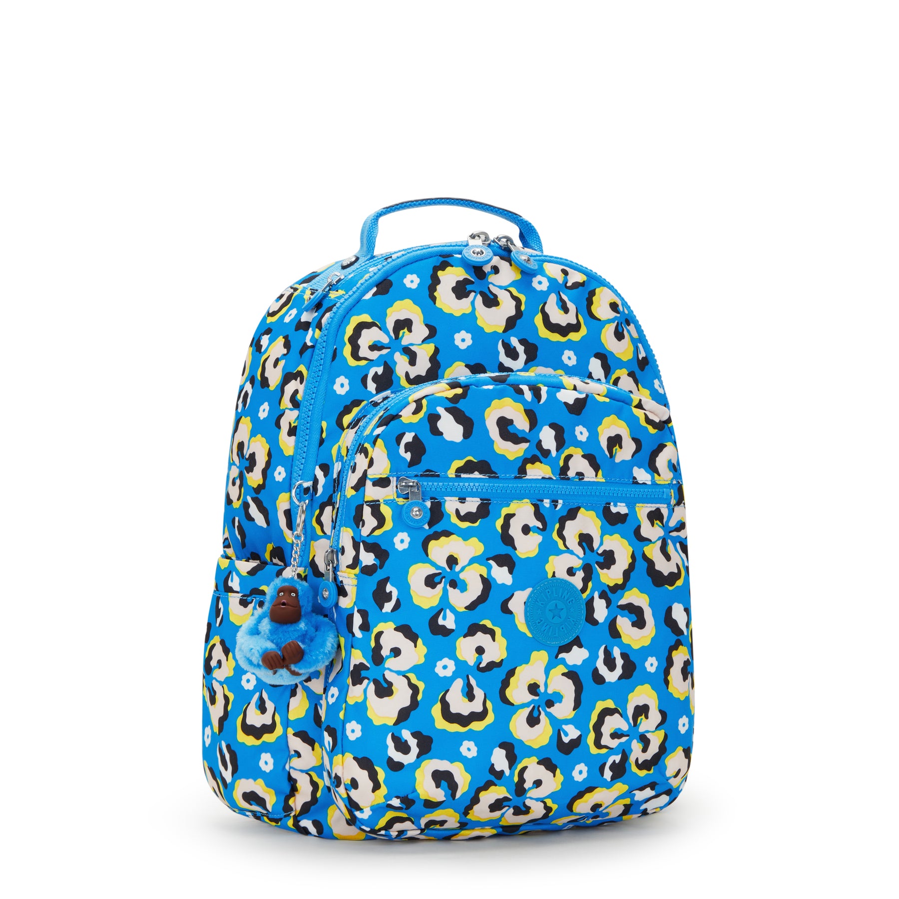 Kipling Large Backpack Female Leopard Floral Seoul - I4851-P2A