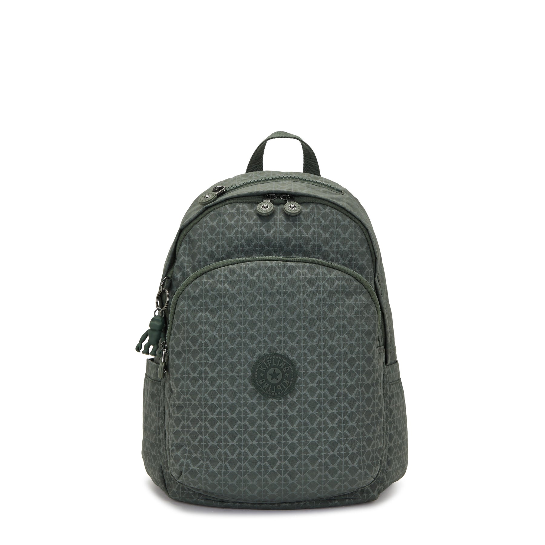 Kipling Medium Backpack Female Sign Green Embosse Delia - I5695-F6C