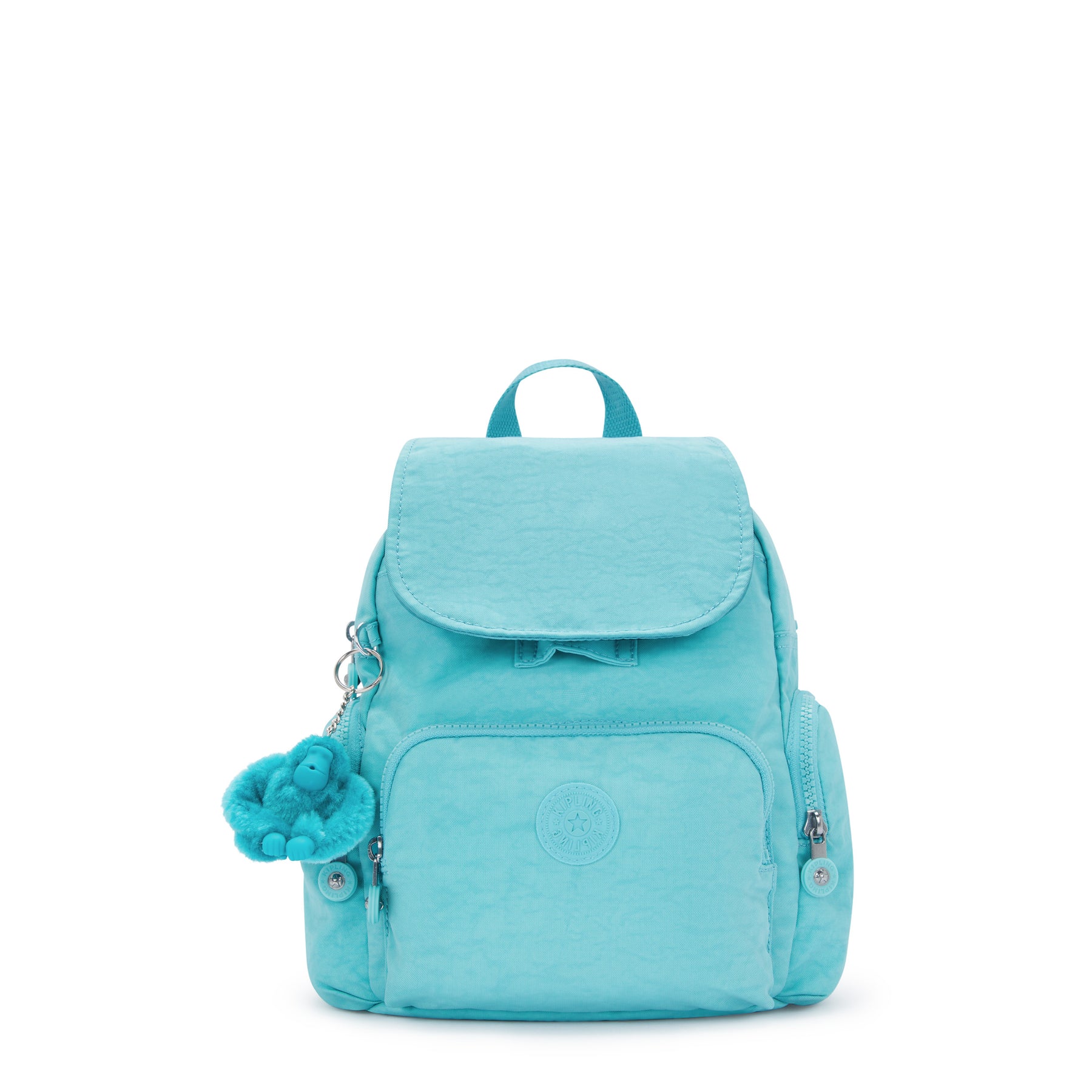KIPLING Mini Backpack with Adjustable Straps Female Deepest Aqua City