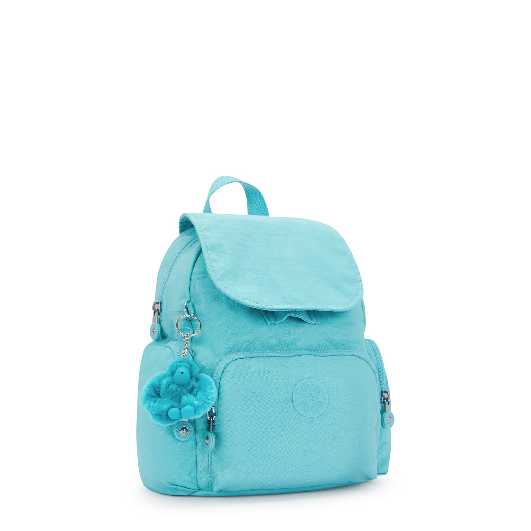 KIPLING Mini Backpack with Adjustable Straps Female Deepest Aqua City