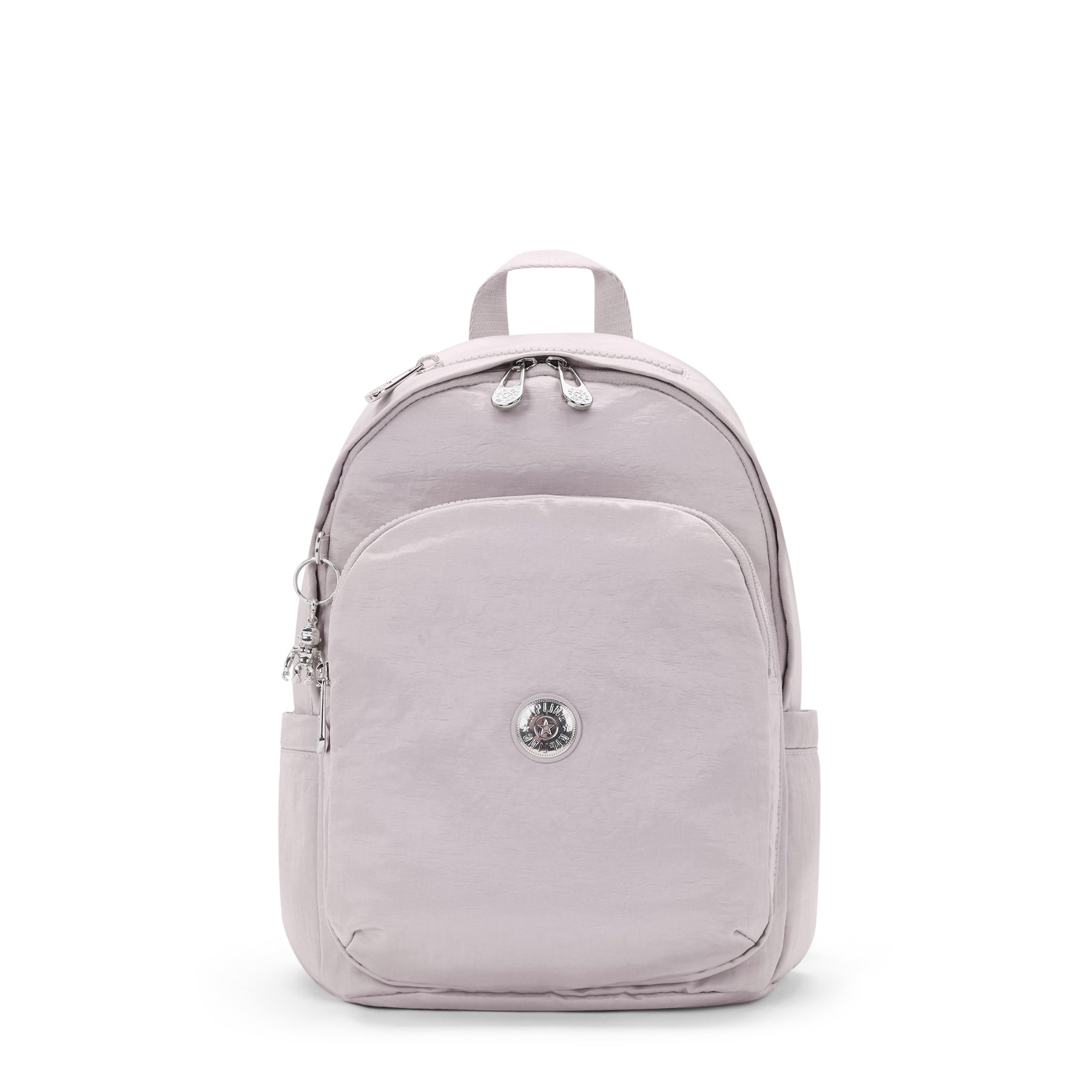 KIPLING Medium Backpack Female Gleam Silver Delia - I6371-K6G