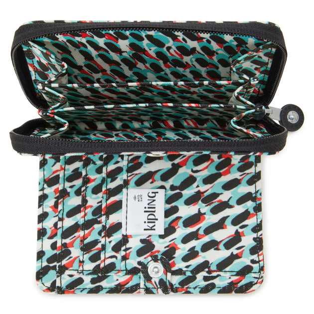 KIPLING Medium wallet Female Abstract Print Money Love - I6791-GN6