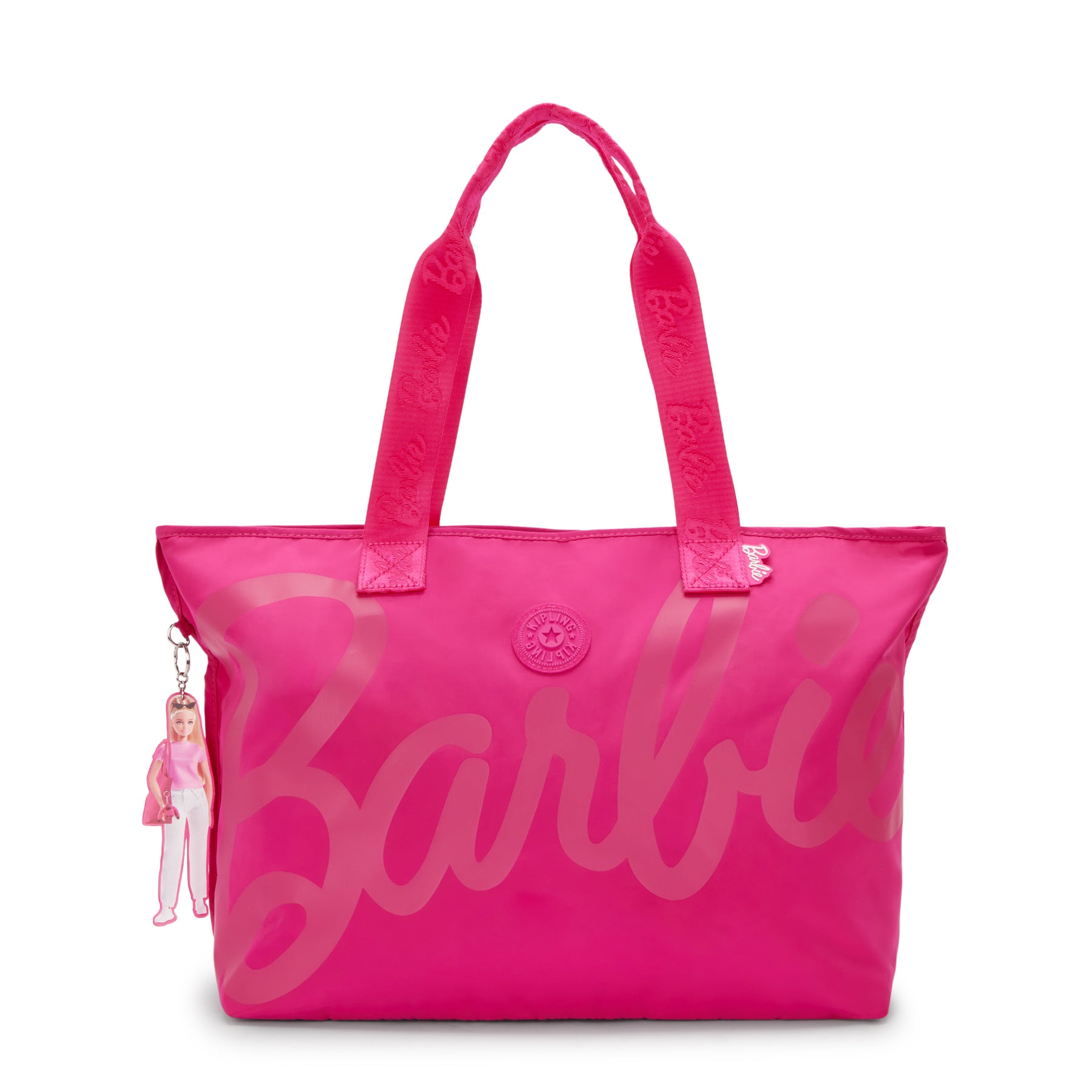 KIPLING Large Barbie™ Tote Bag With Trolley Sleeve Female Power Pink J