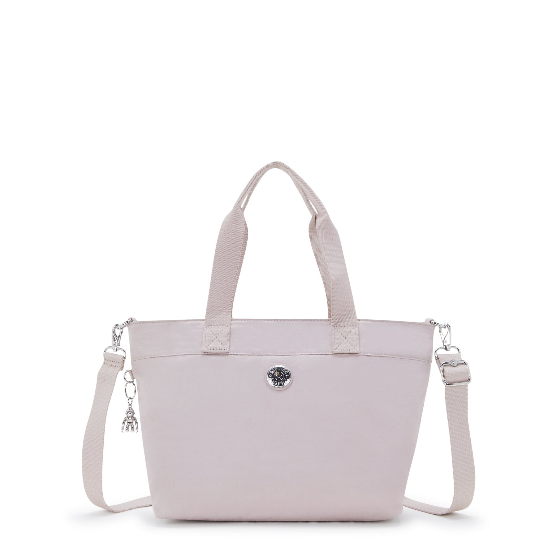KIPLING Small tote (with detachable shoulderstrap) Female Gleam Silver