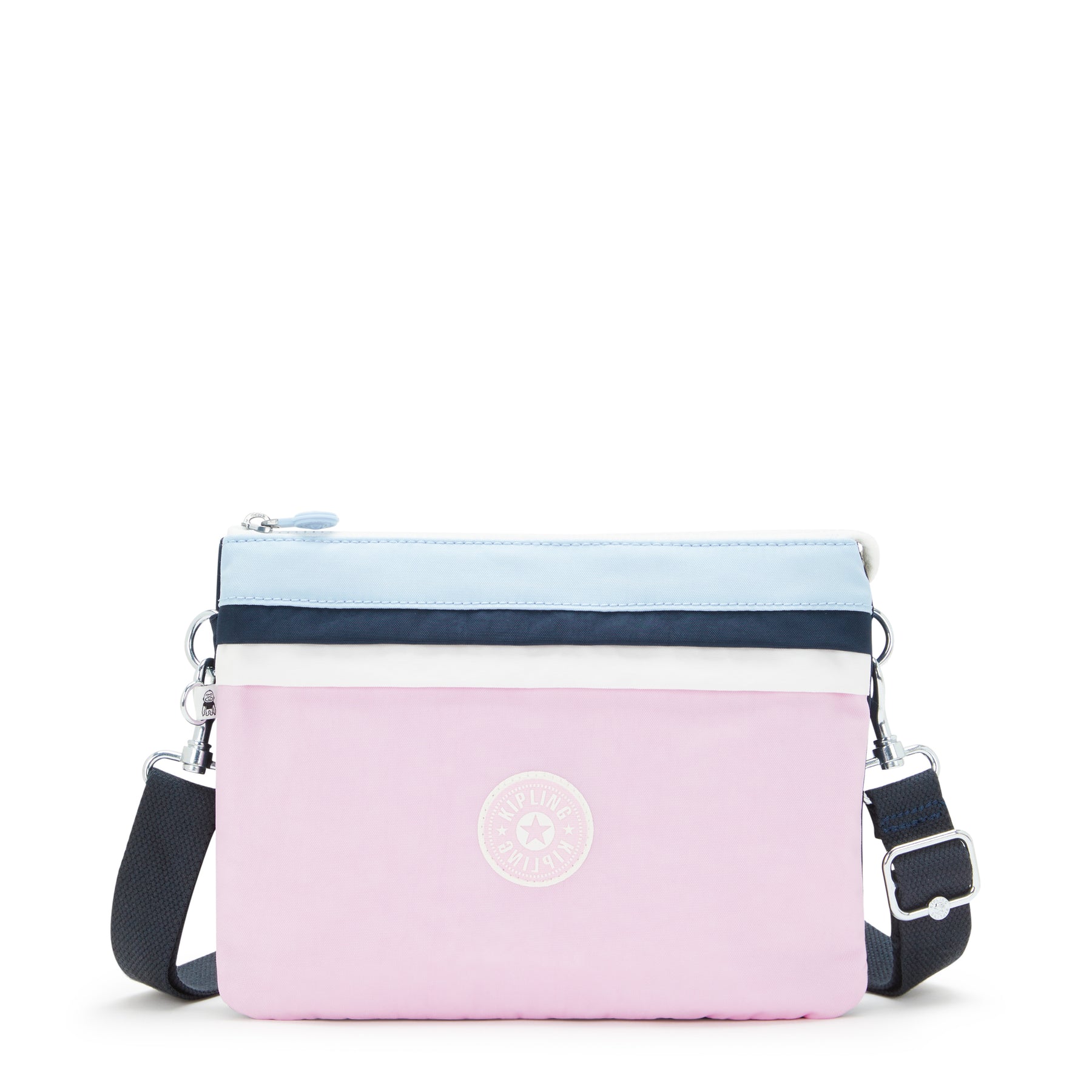 KIPLING Medium crossbody (with removable strap) Female L Pink Blue Bl