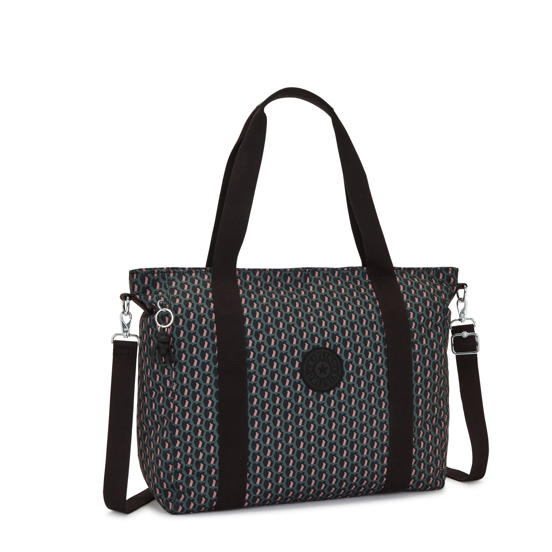 Kipling Large Tote (With Removable Shoulderstrap) Female 3D K Pink Ass