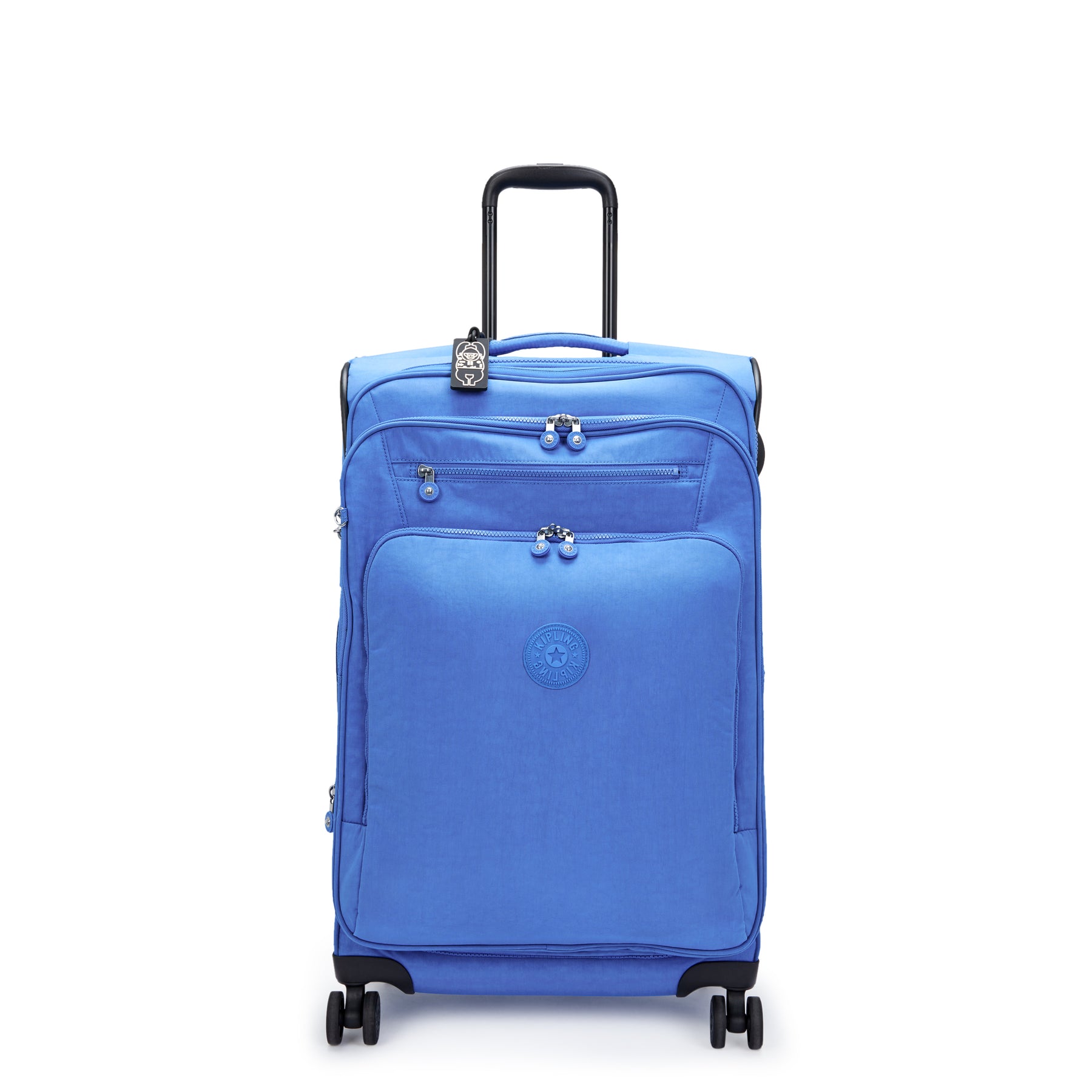 KIPLING Medium expandable spinner Unisex Havana Blue New Youri Spin M