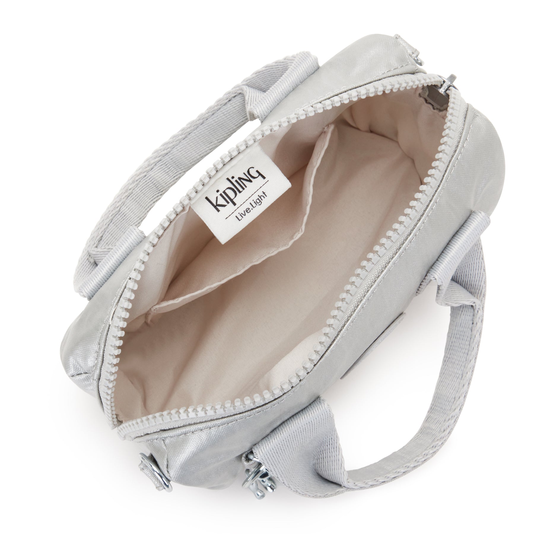 Kipling Small Handbag (With Detatchable Straps) Female Bright Metallic