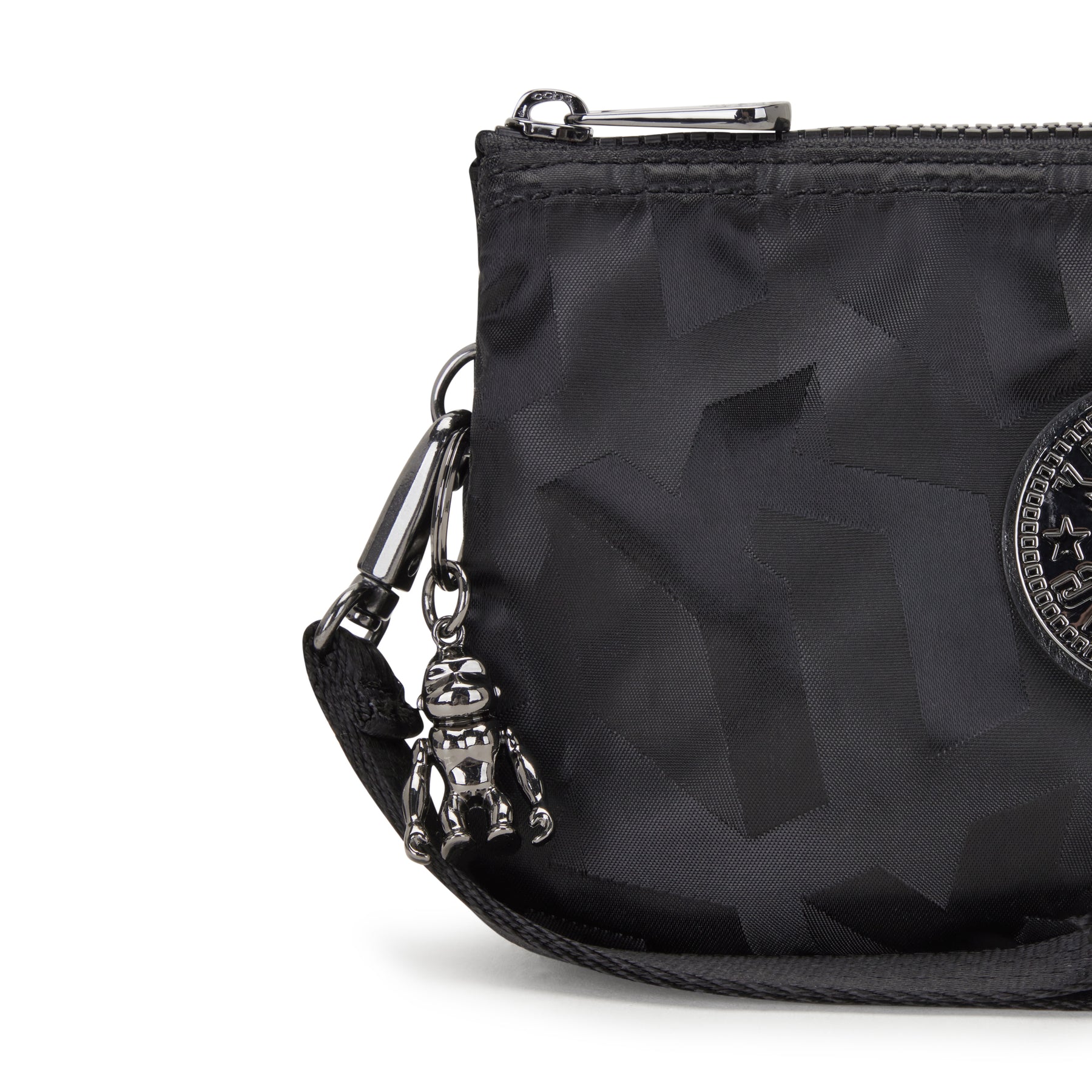 Kipling Extra Large Purse (With Wristlet) Female Black 3D K Jacquard C